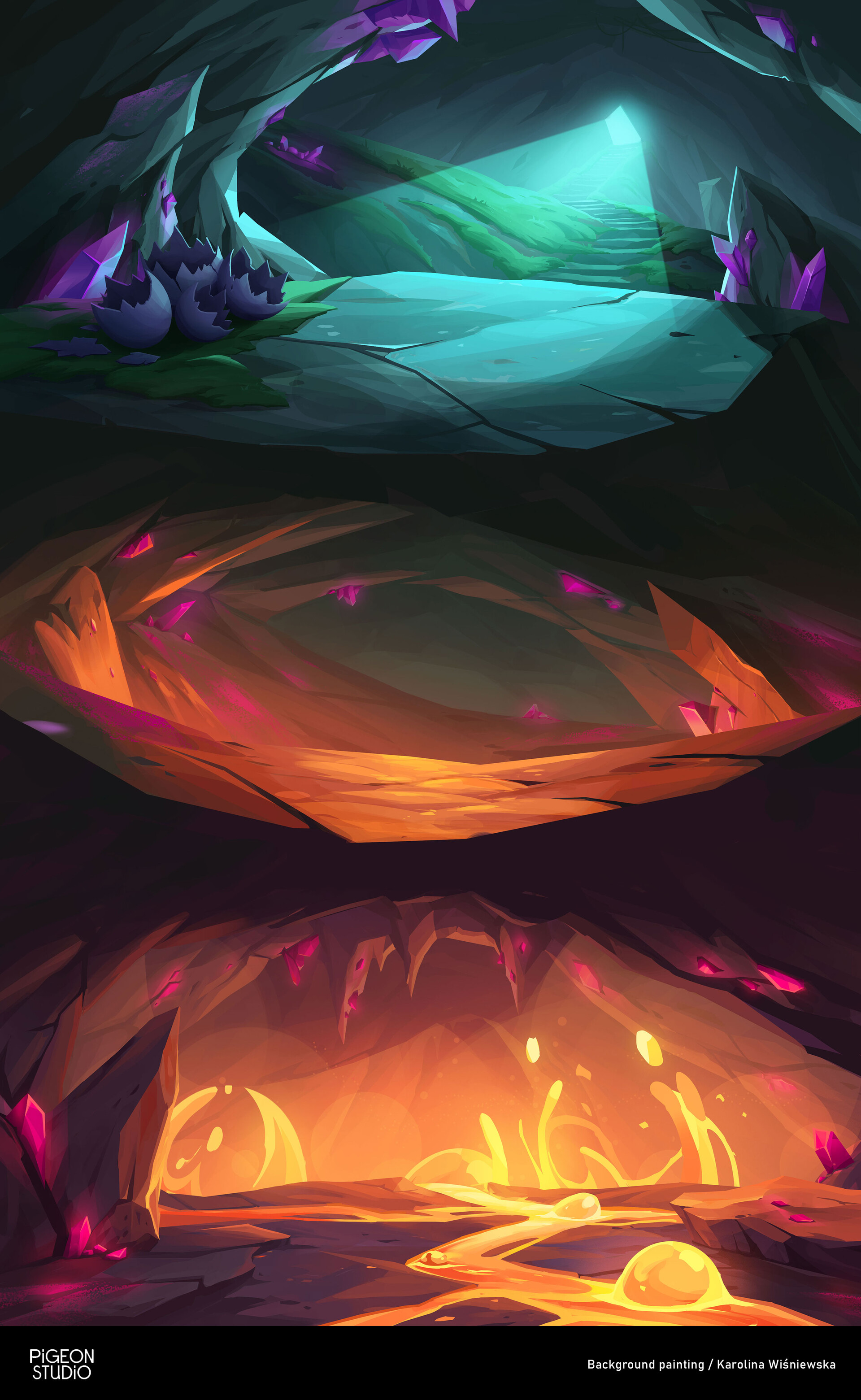 ArtStation - Prodigy - game trailer backgrounds