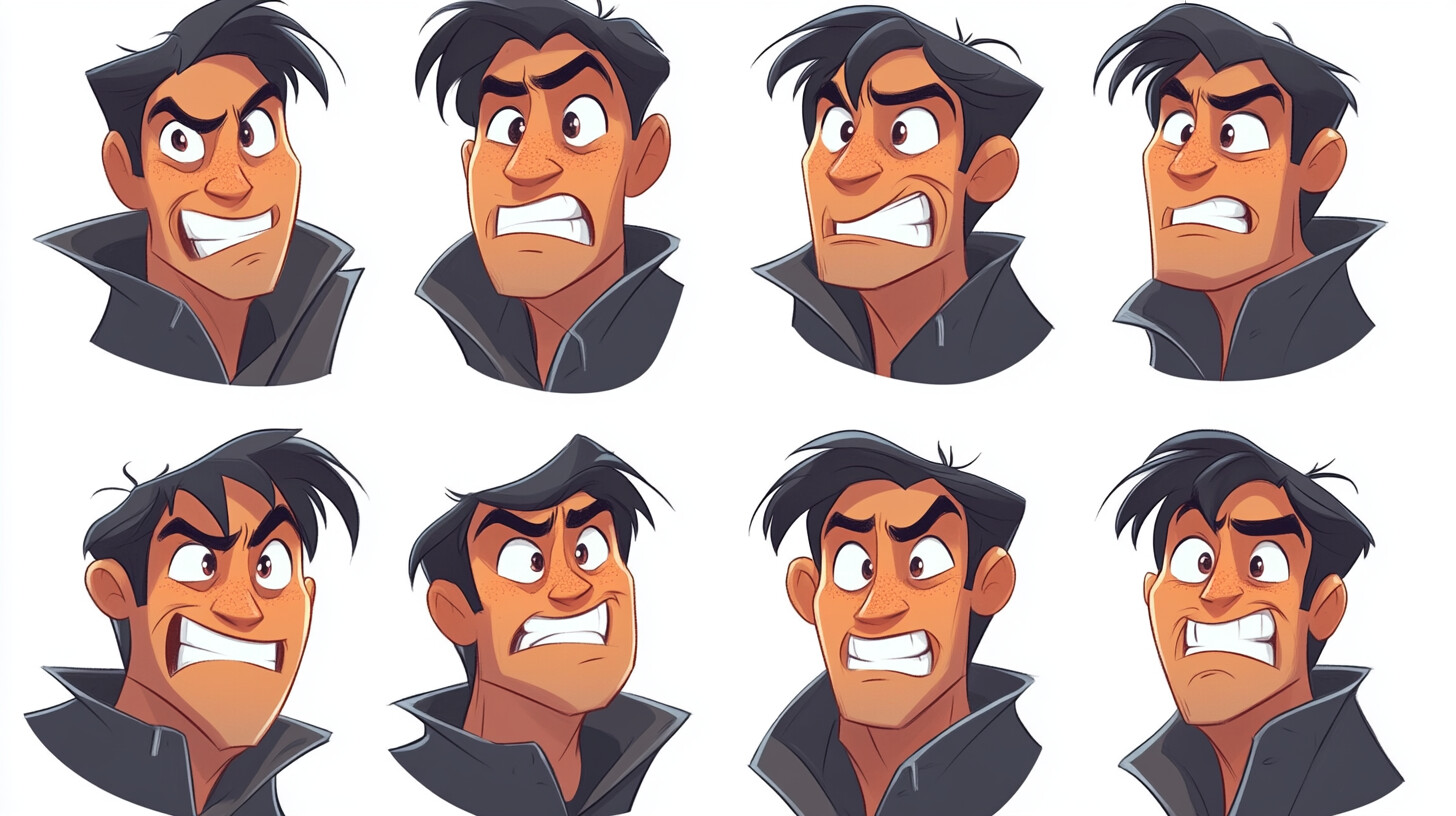 how to draw male cartoon characters