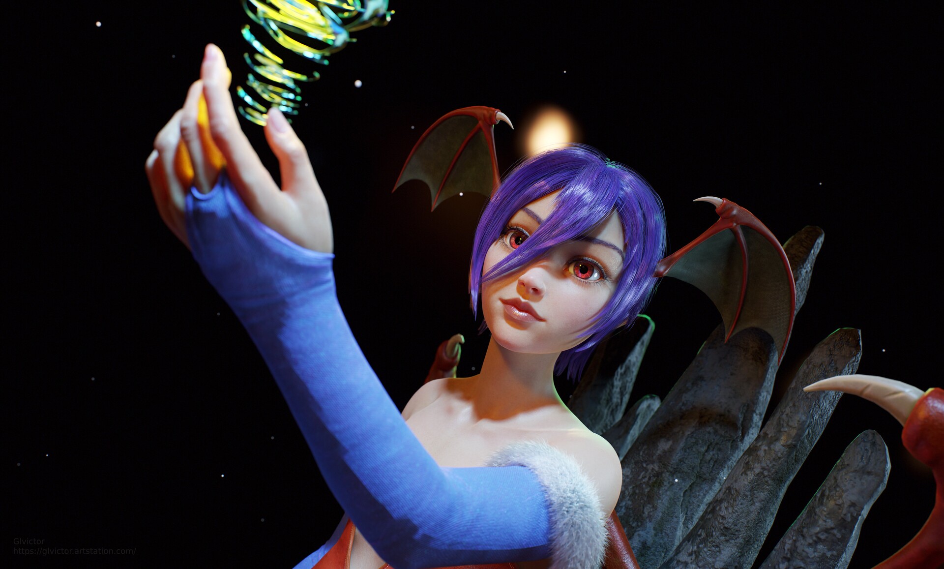 Glen Victor 😎 - Darkstalkers Lilith Aensland FanArt