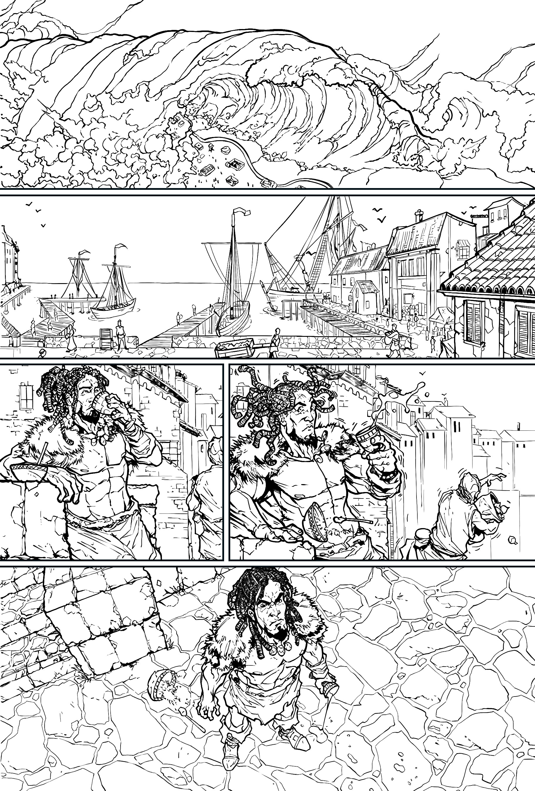 ArtStation - Inking exercise #11 (Max Dunbar)