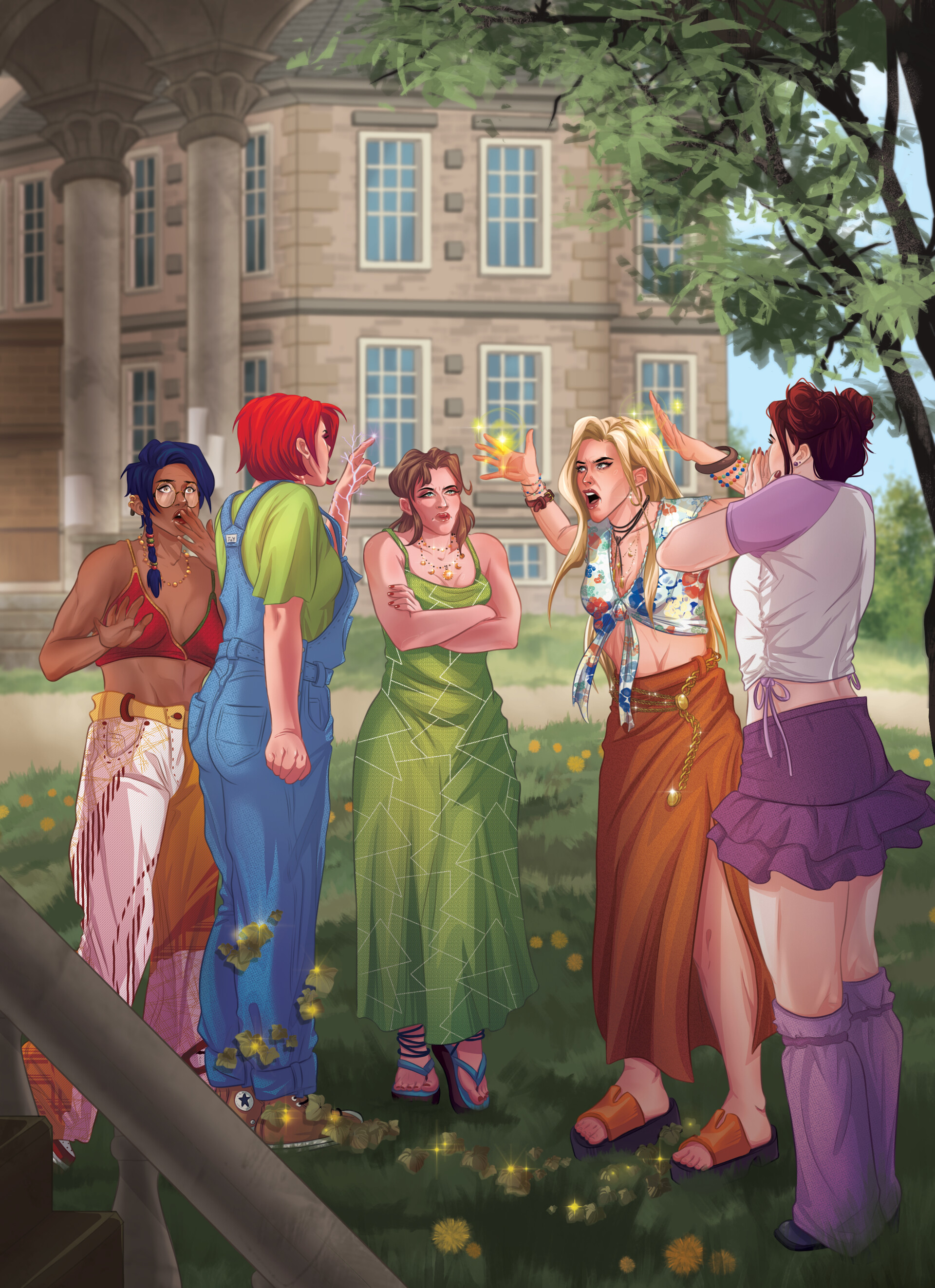 ArtStation - W.I.T.C.H comics - charity art book