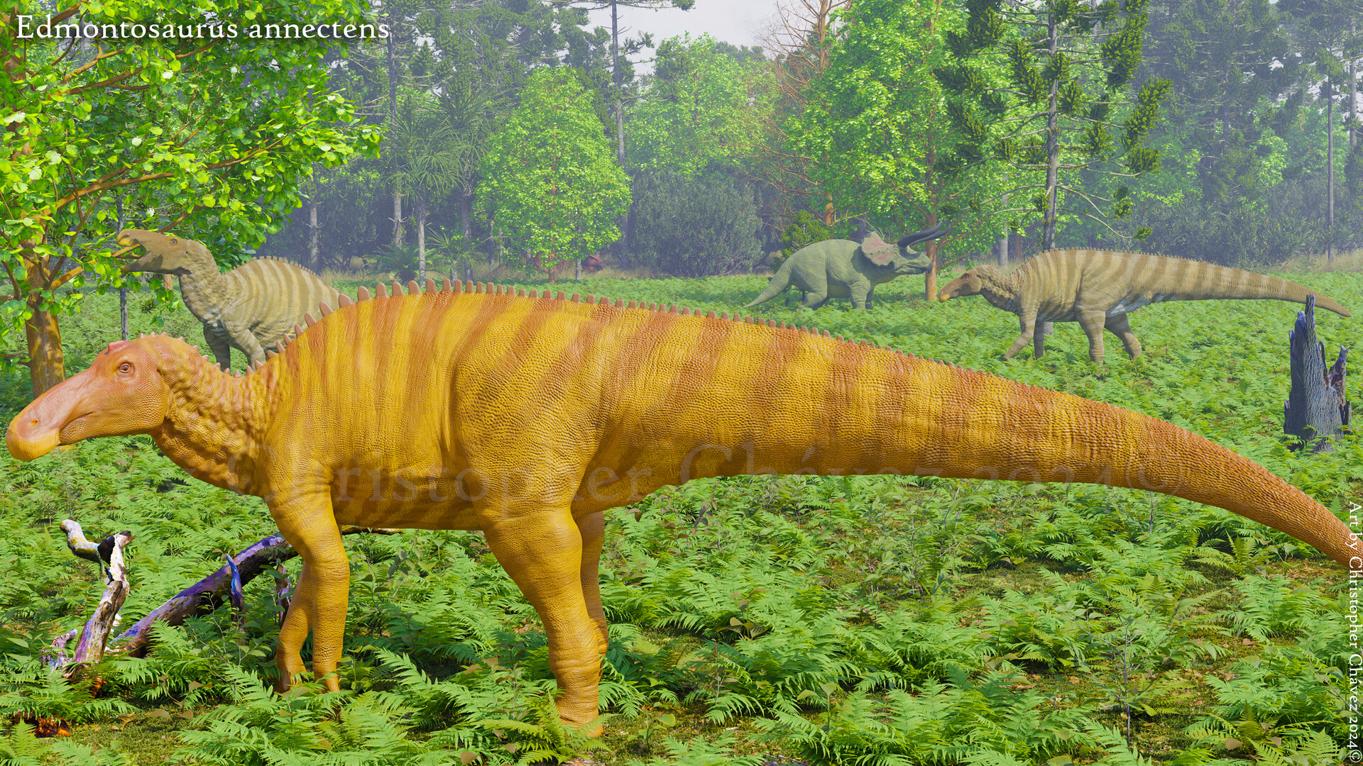 ArtStation - Edmontosaurus annectens