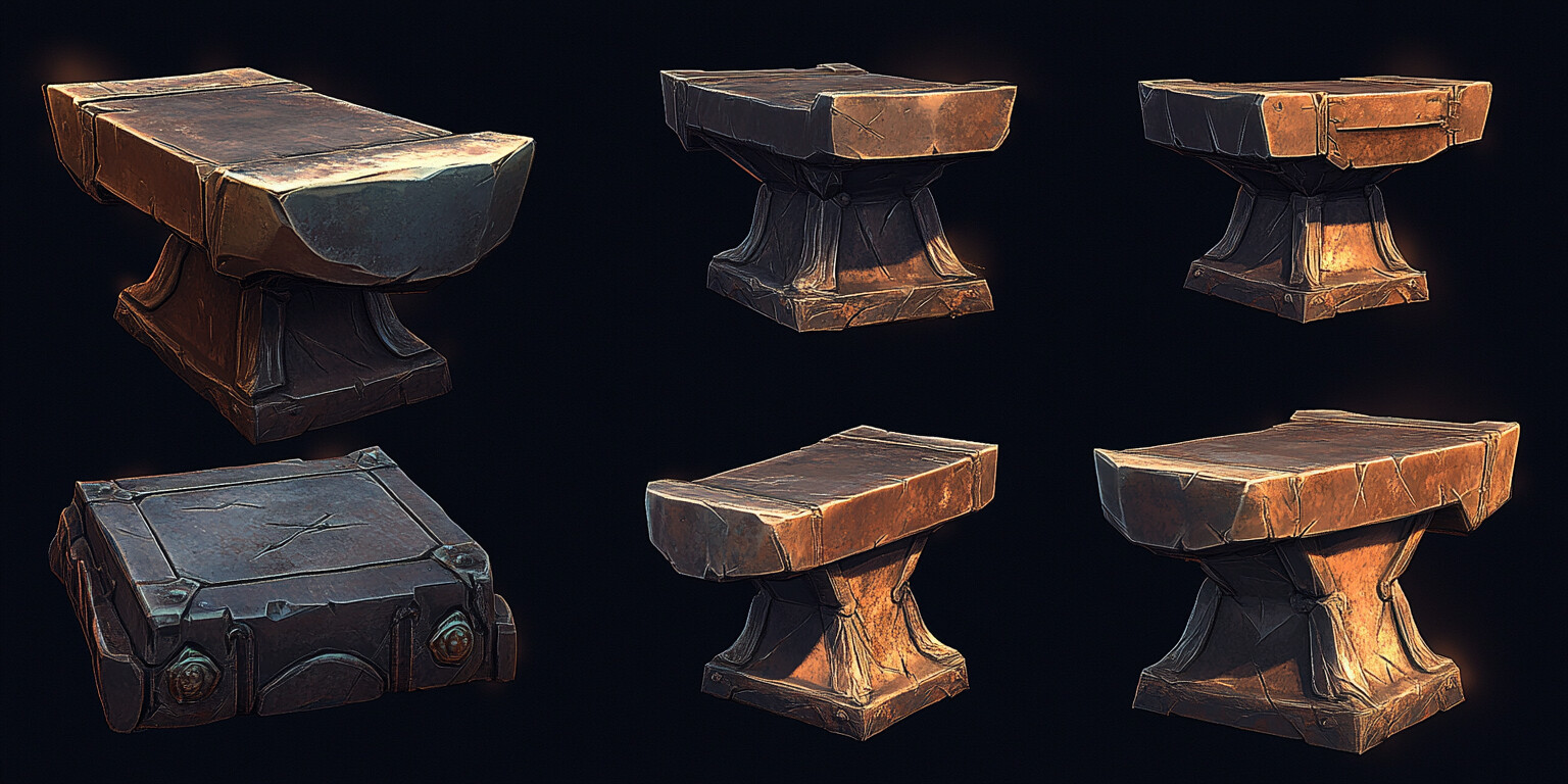 3D Head Sculpt References in 4K - Tika Art - +300 Medieval Anvil ...