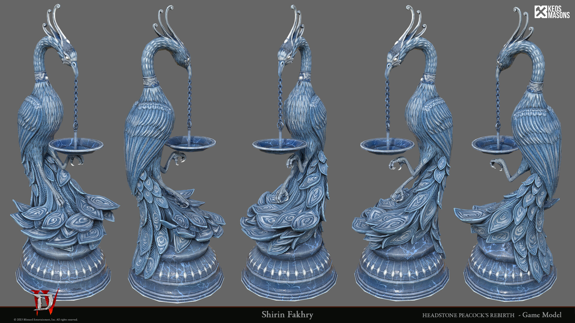 KEOS MASONS - Diablo IV - Peacock's Rebirth - Store Headstone