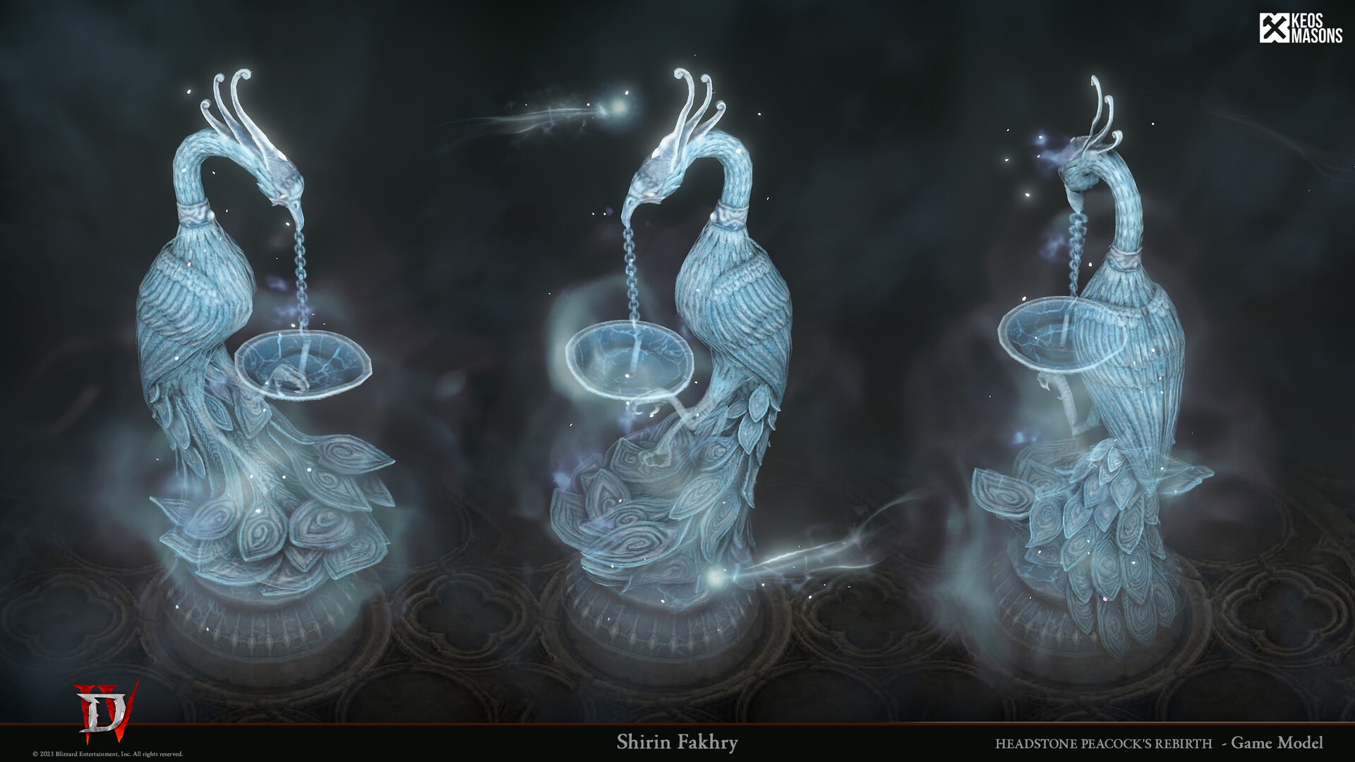 KEOS MASONS - Diablo IV - Peacock's Rebirth - Store Headstone