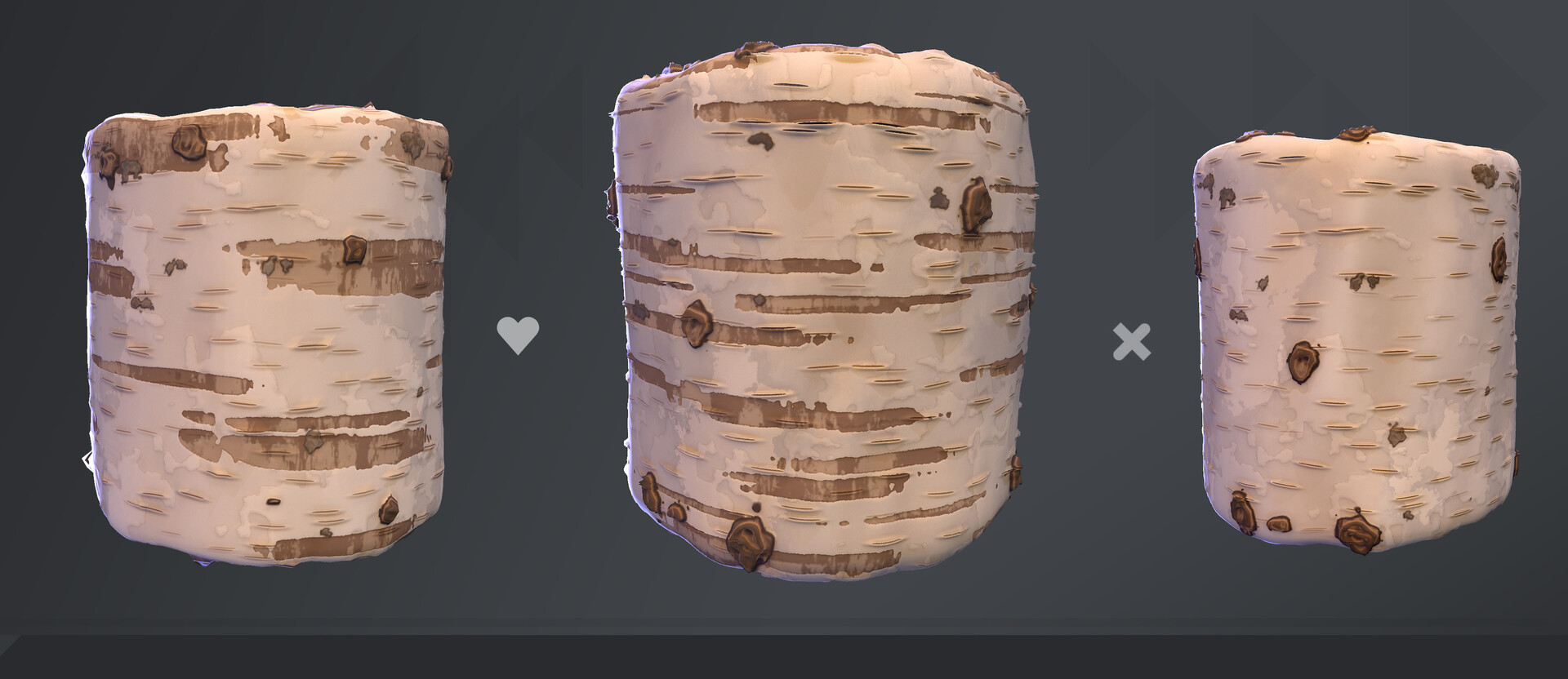 ArtStation - Birch tree material