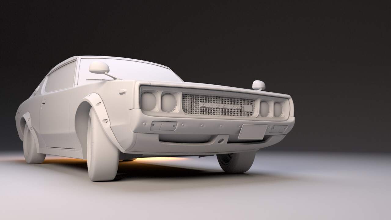 ArtStation - Car Model 3D Render- Victoria Monz