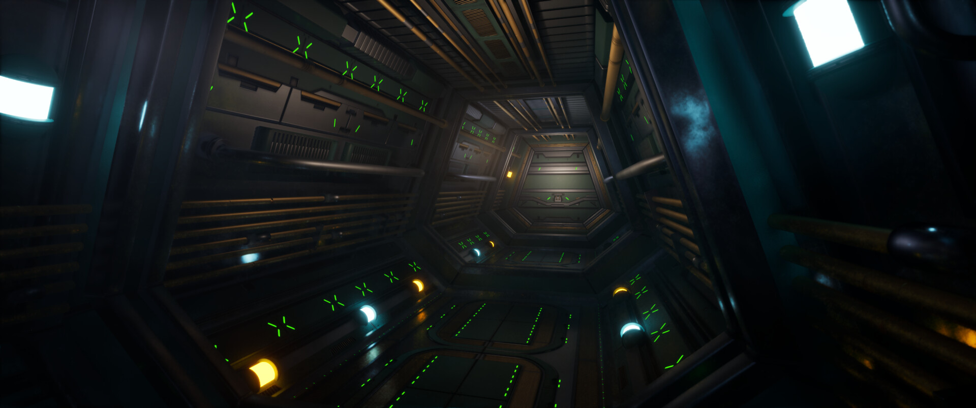 ArtStation - Sci Fi Hallway