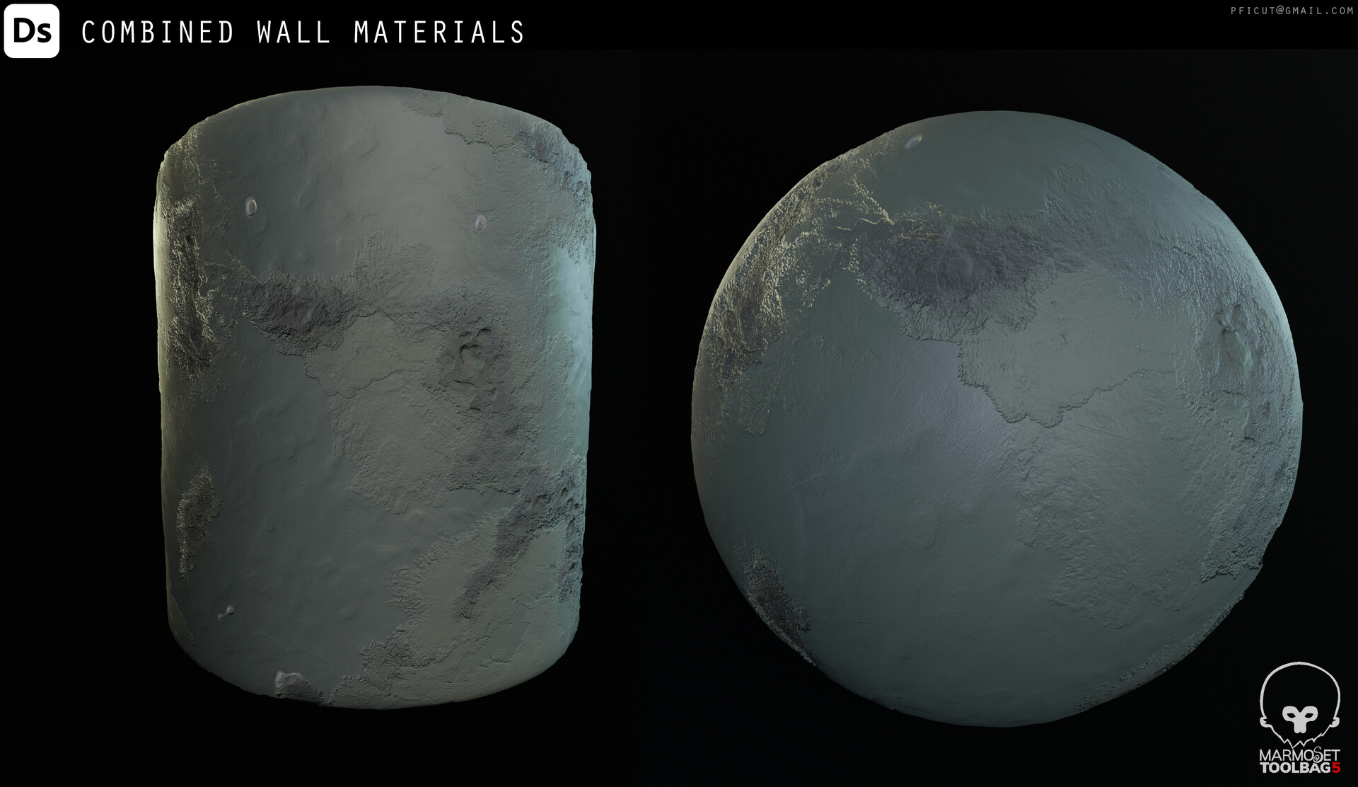 Paul Ficuț - DEFILED TEMPLE - PROCEDURAL MATERIAL TEXTURES