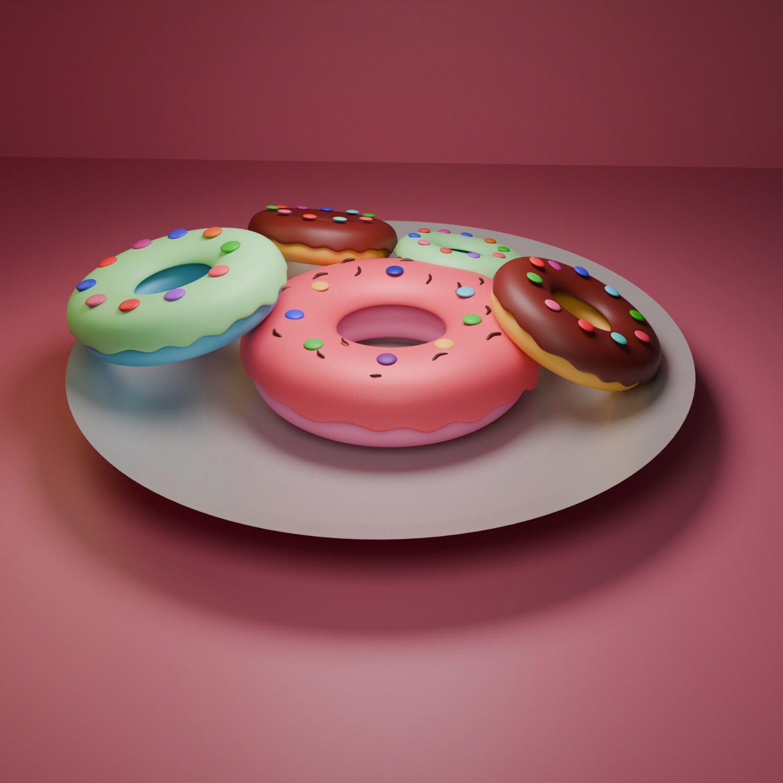 ArtStation - 3d Donuts Model