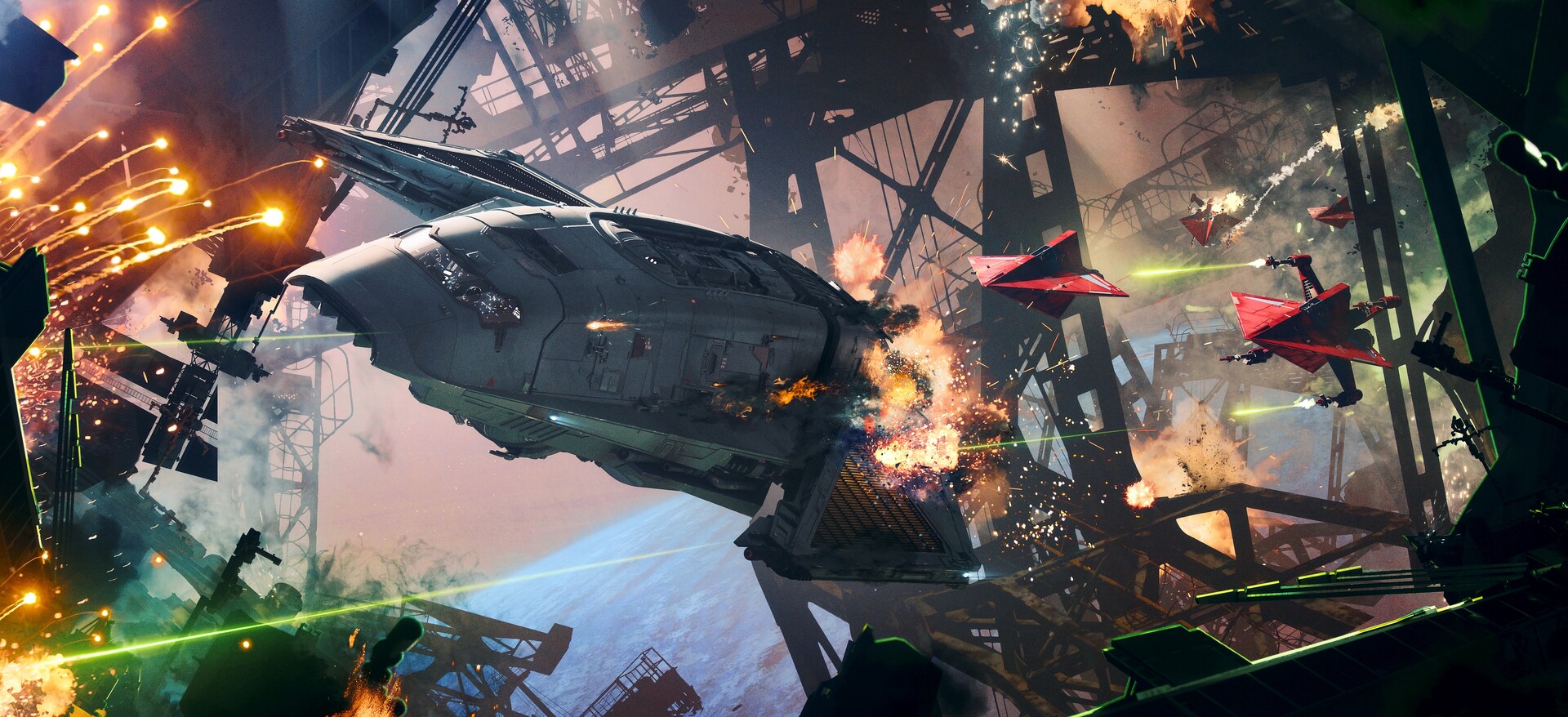 ArtStation - Tight Pursuit ( Rendering - Compositing )