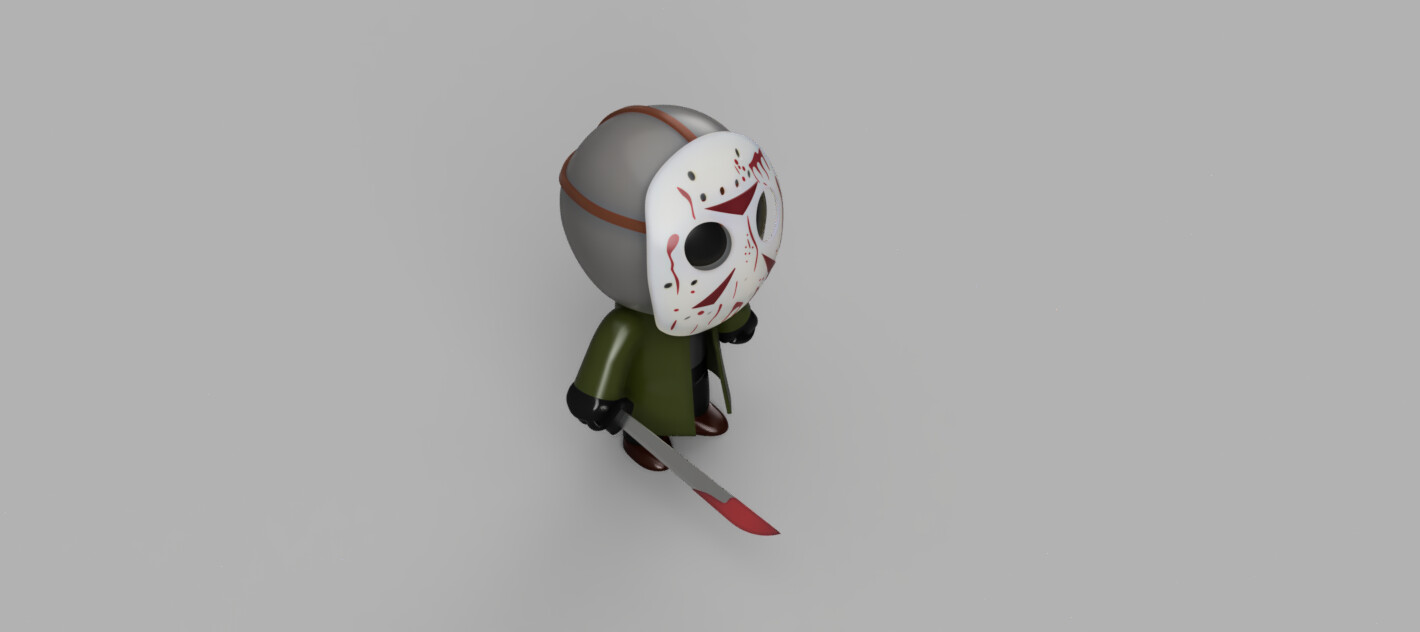 ArtStation - Friday the 13th Mini Jason Voorhees