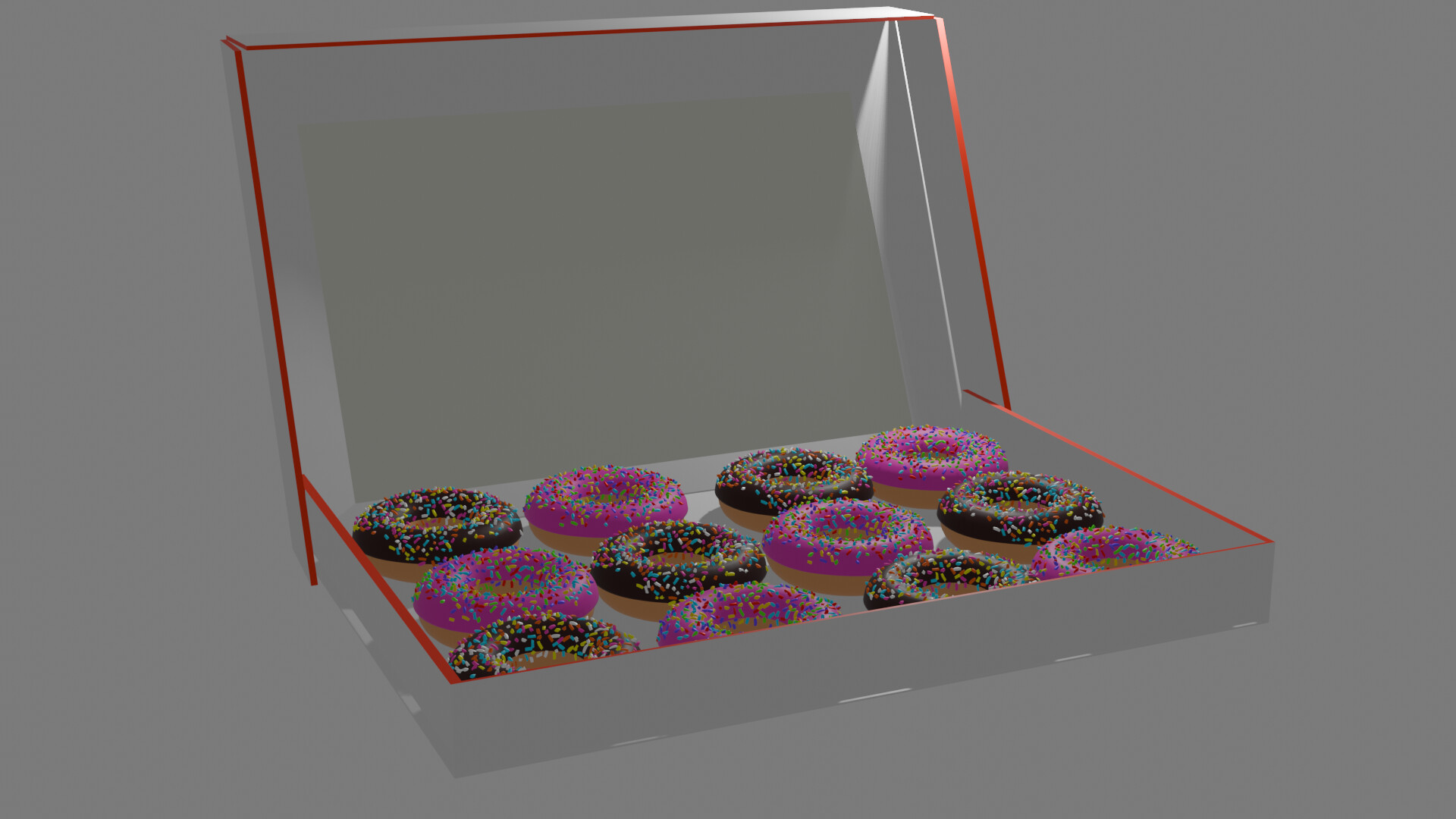 ArtStation - Donut Box Render