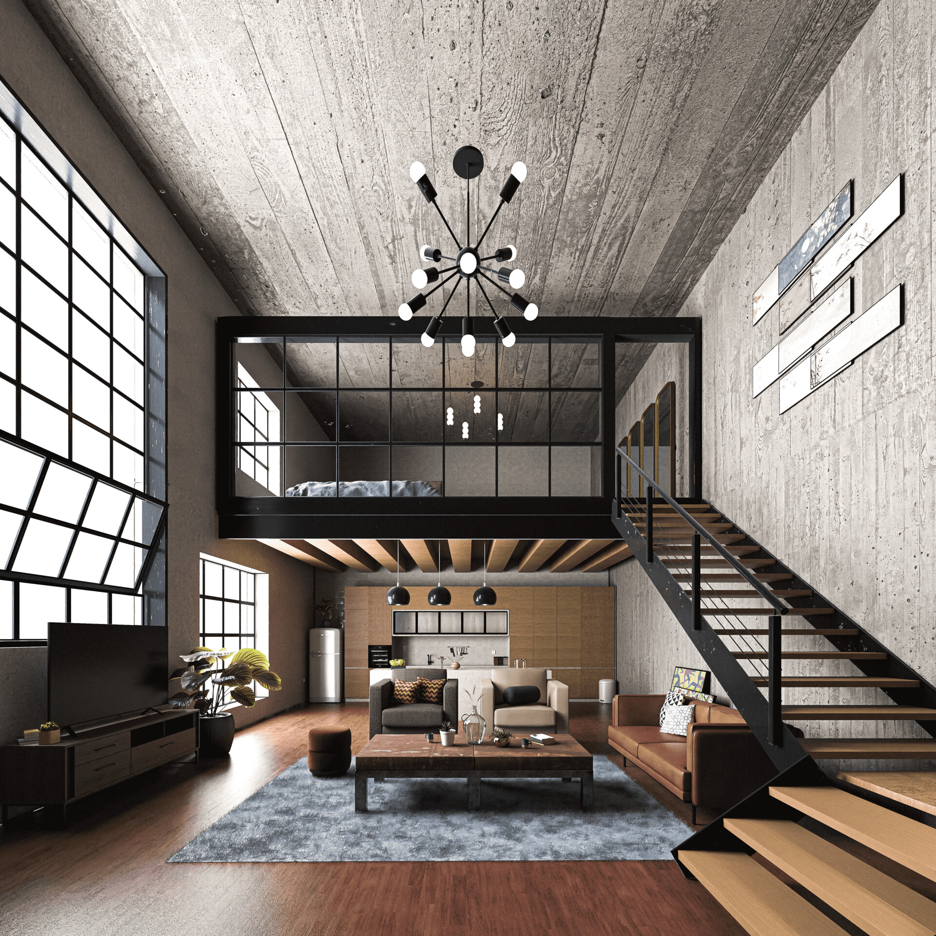 ArtStation - Loft apartment