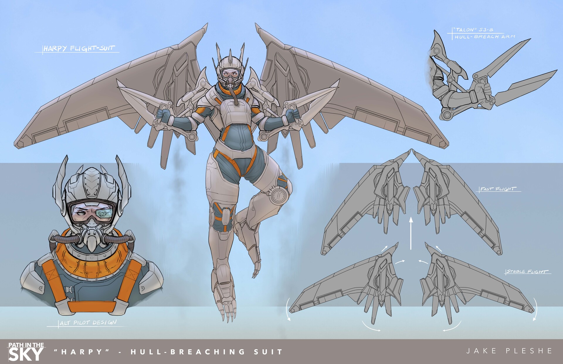 ArtStation - Hull Breach Suit - Harpy