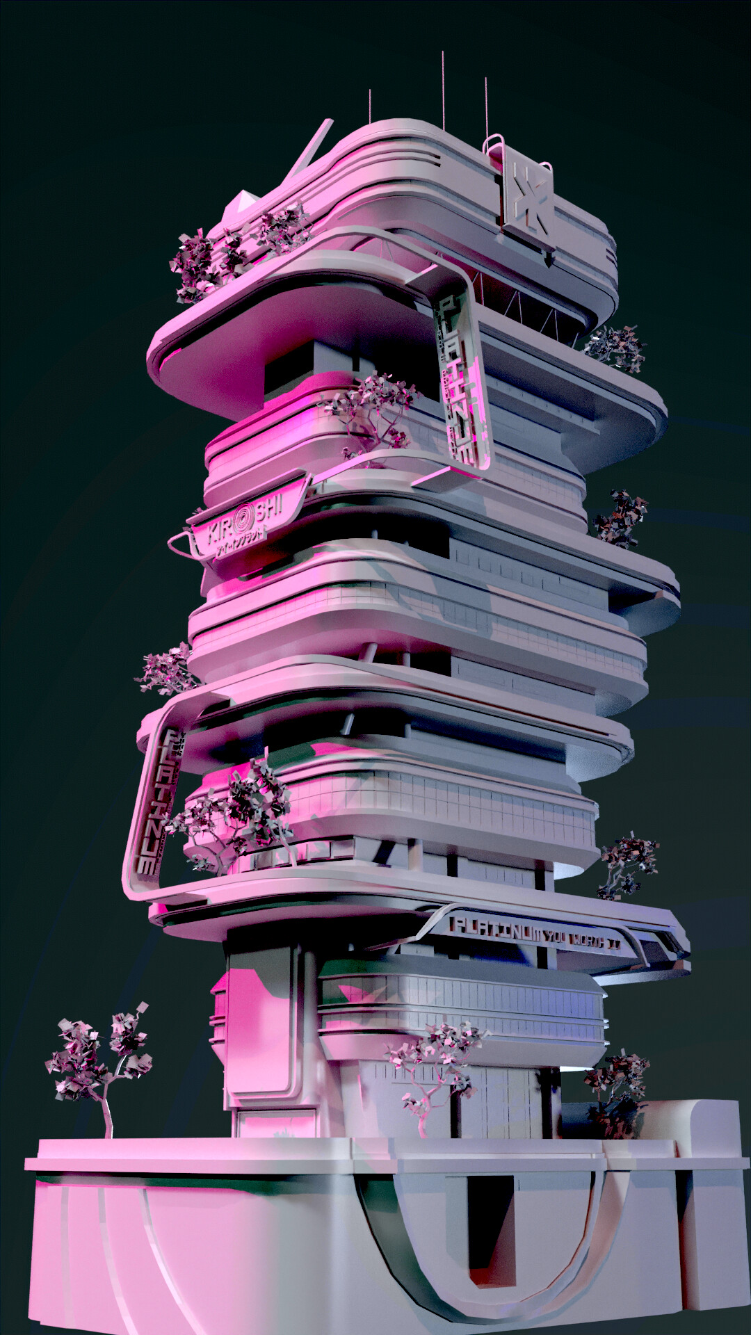 ArtStation - Trauma Recovery center Mid-poly concept