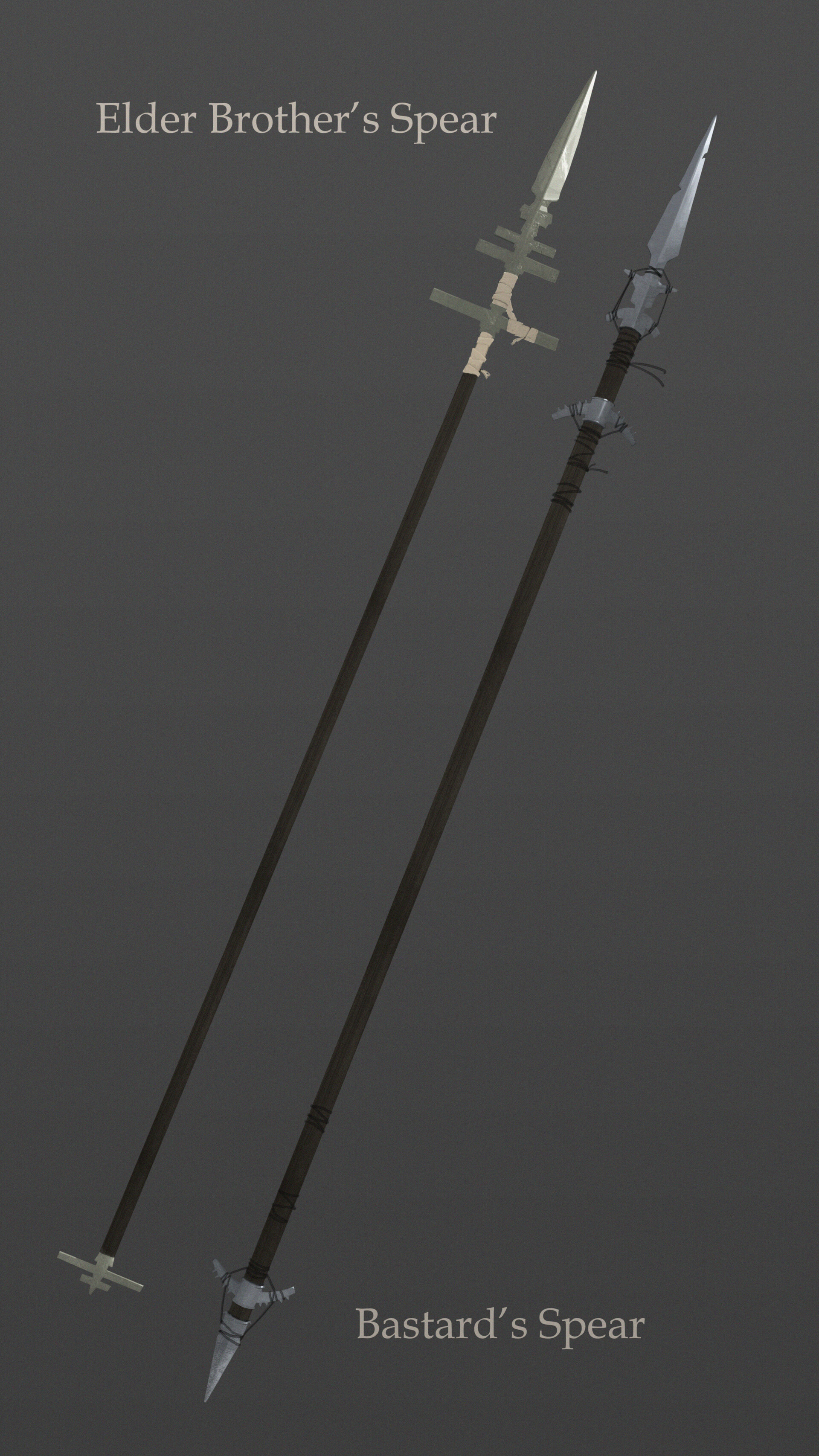 ArtStation - Brother's spears/Копья братьев