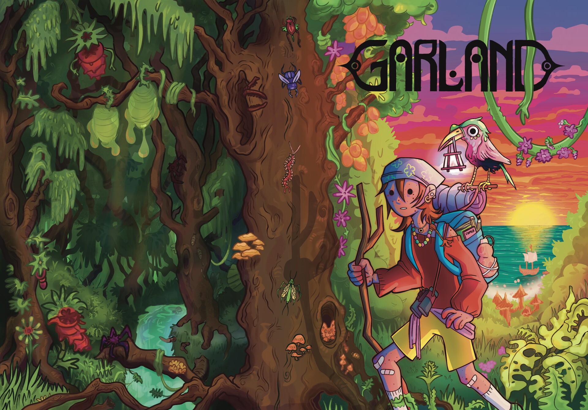 Charlie Ellis - Garland Front and Back Cover Spread