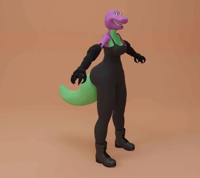 ArtStation - Barney Model