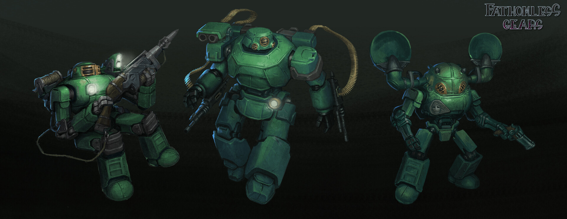 ArtStation - Fathomless Gears - Commission