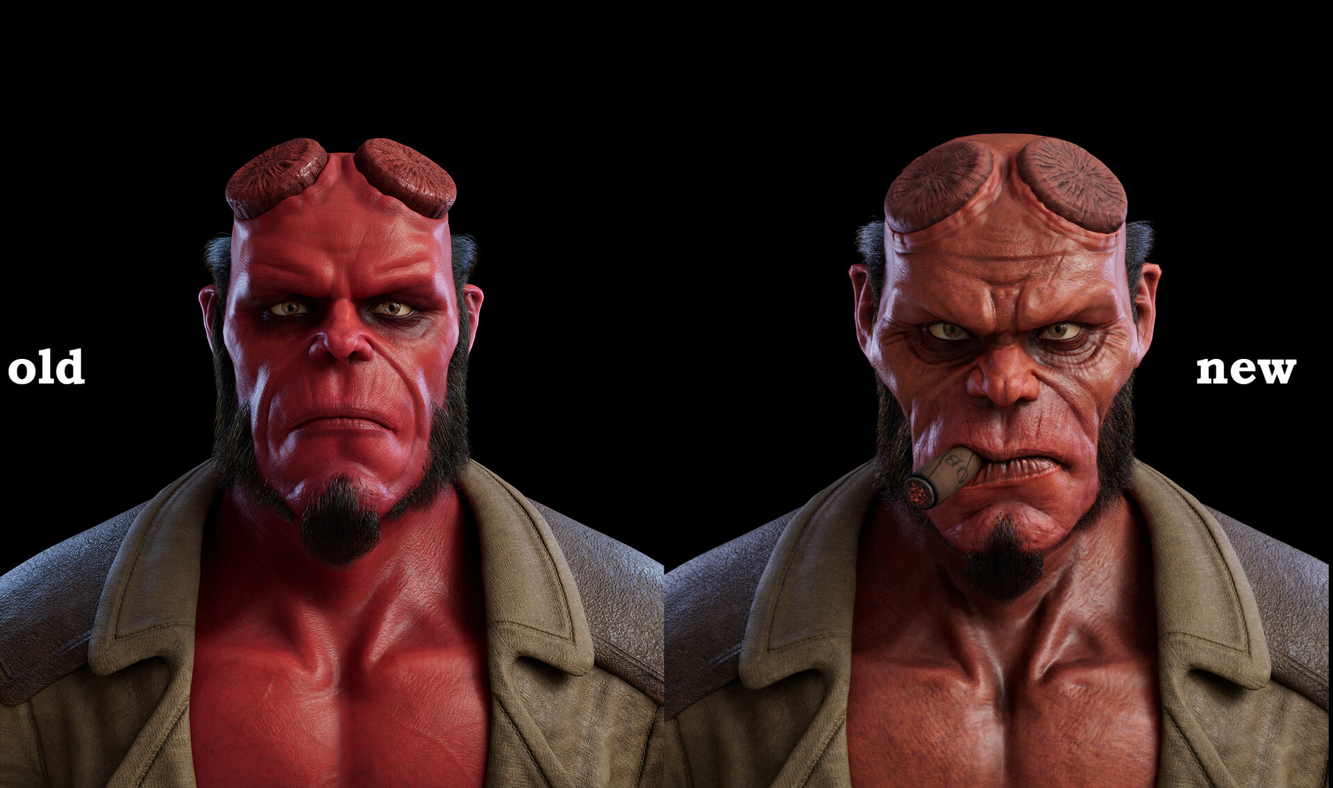 hellboy artstation