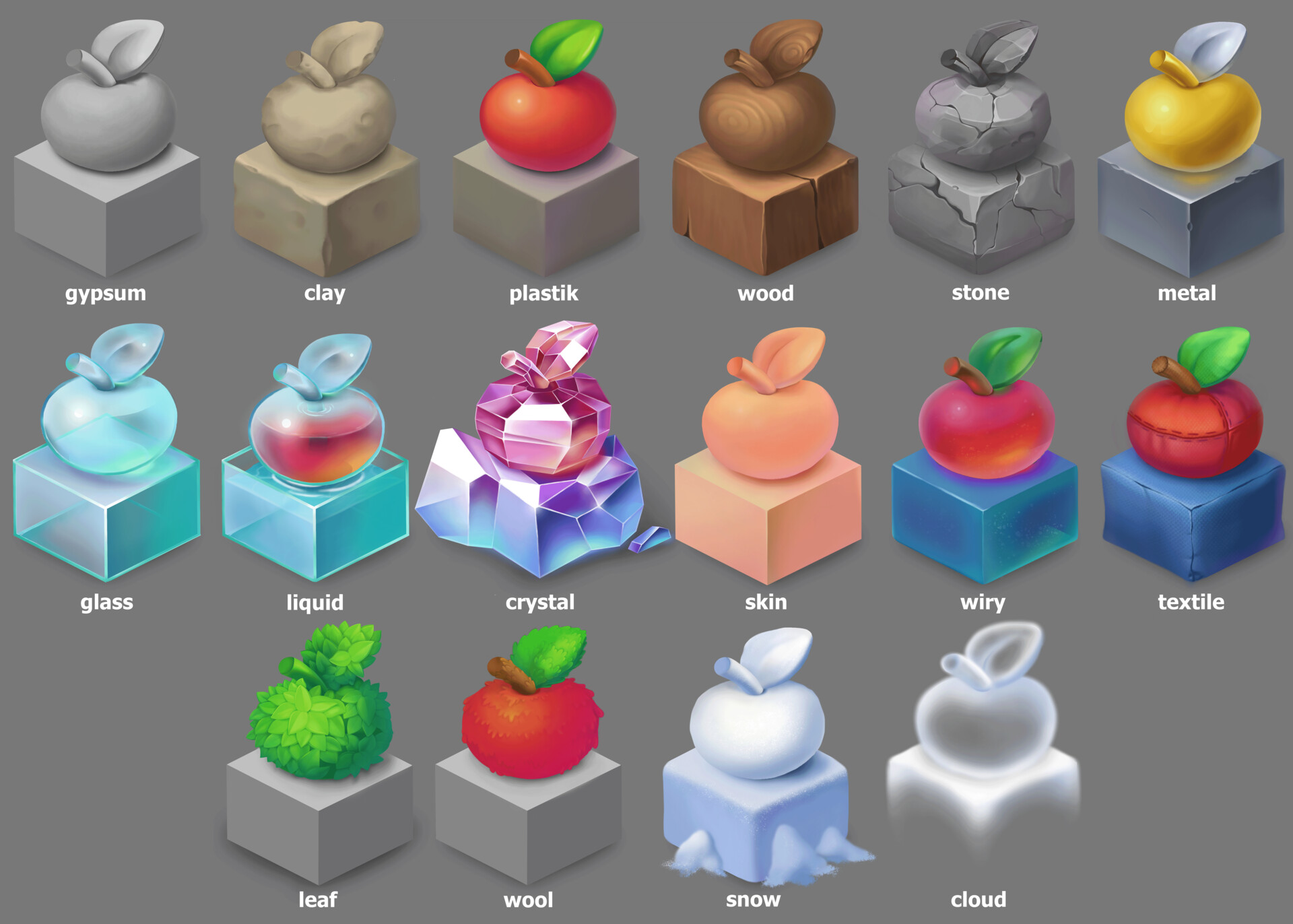 ArtStation - Render materials