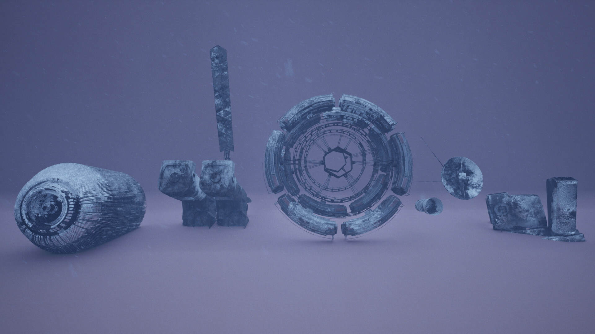 broken down spaceship