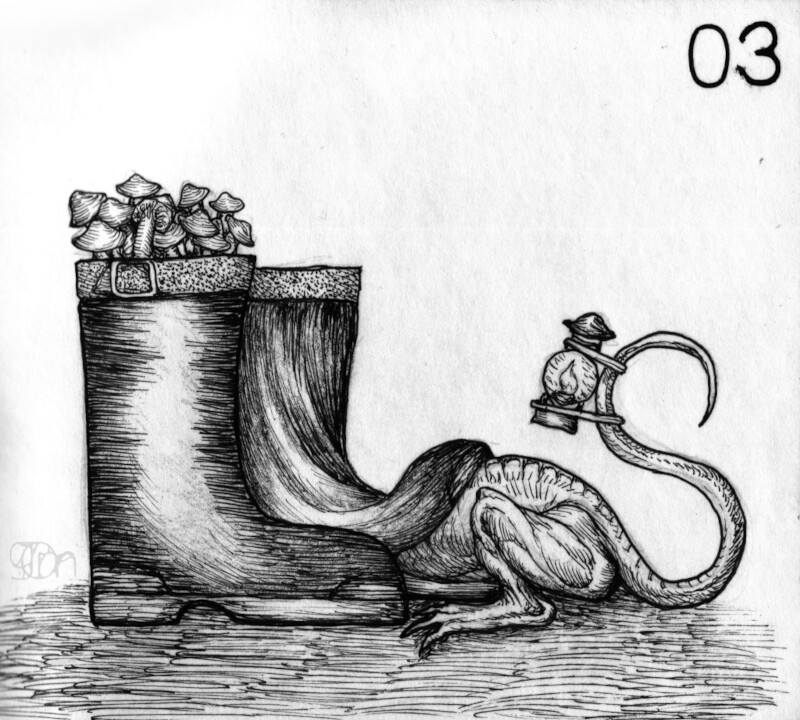 Myxini Garden - inktober 2024 part 1/3