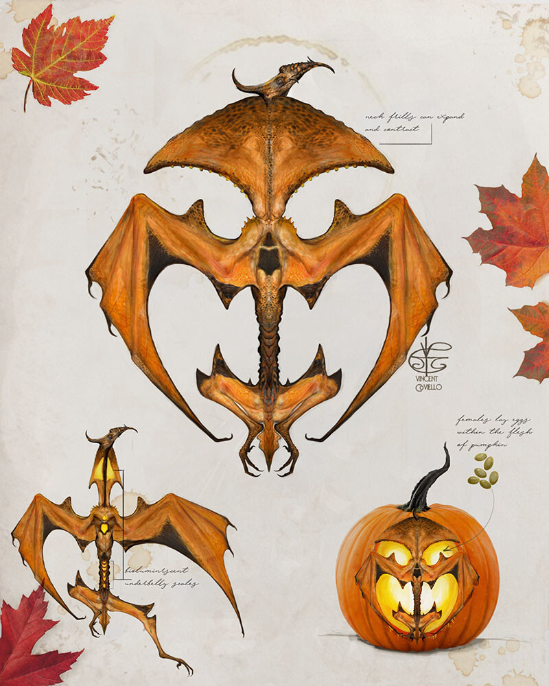 ArtStation - Pumpkin Drakes