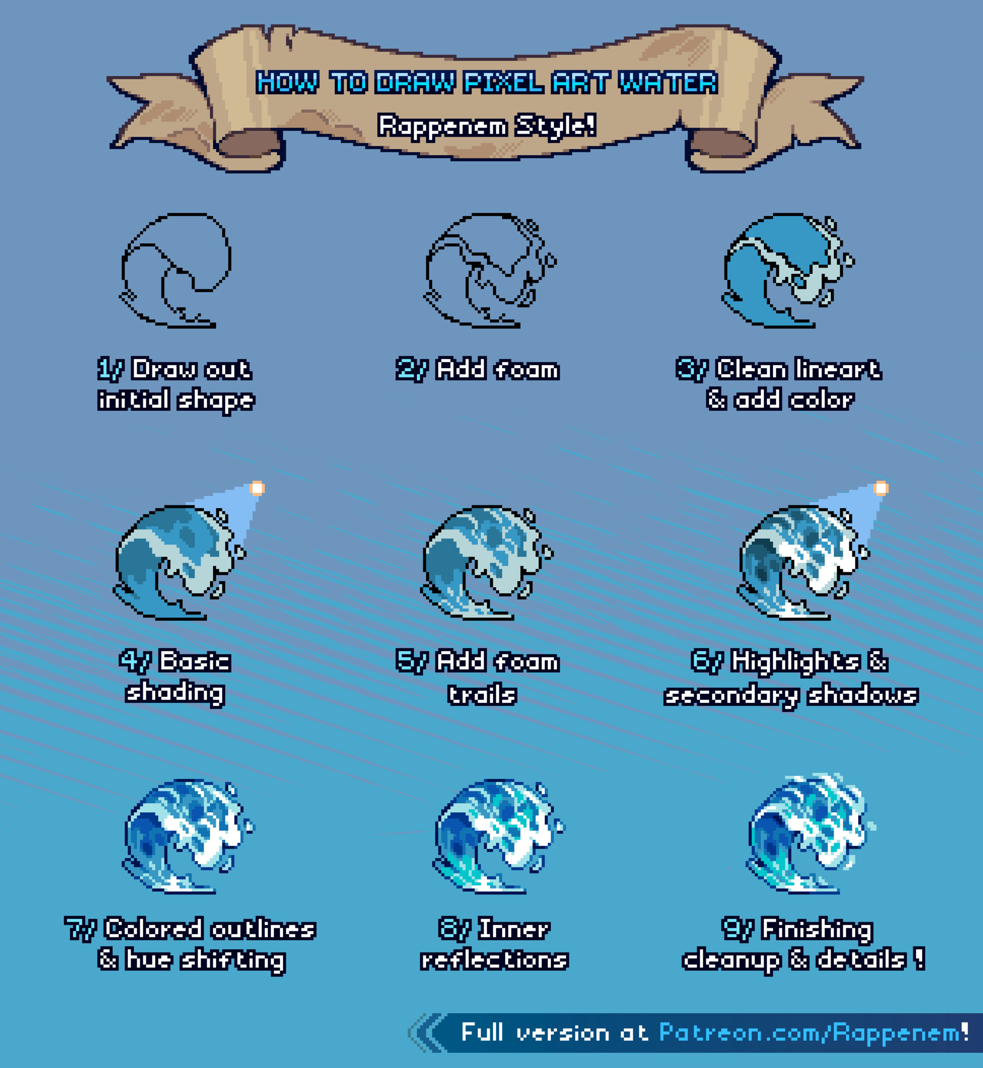 how to draw pixel art tutorial