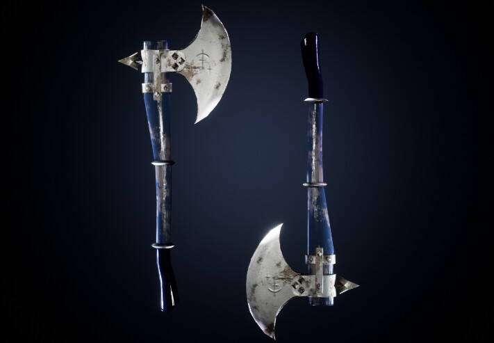 ArtStation - Axe Weapon 3D Model