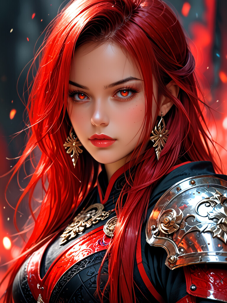 ArtStation - Red Haired Paladin