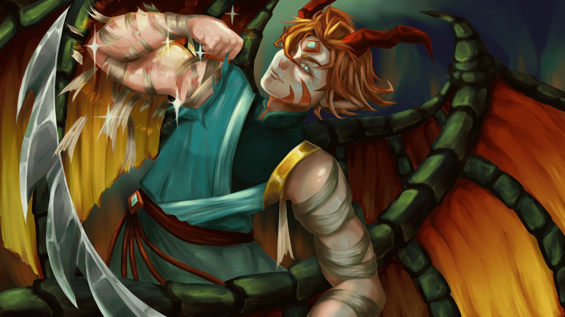 ArtStation - Ignis, Flame of the Forsaken