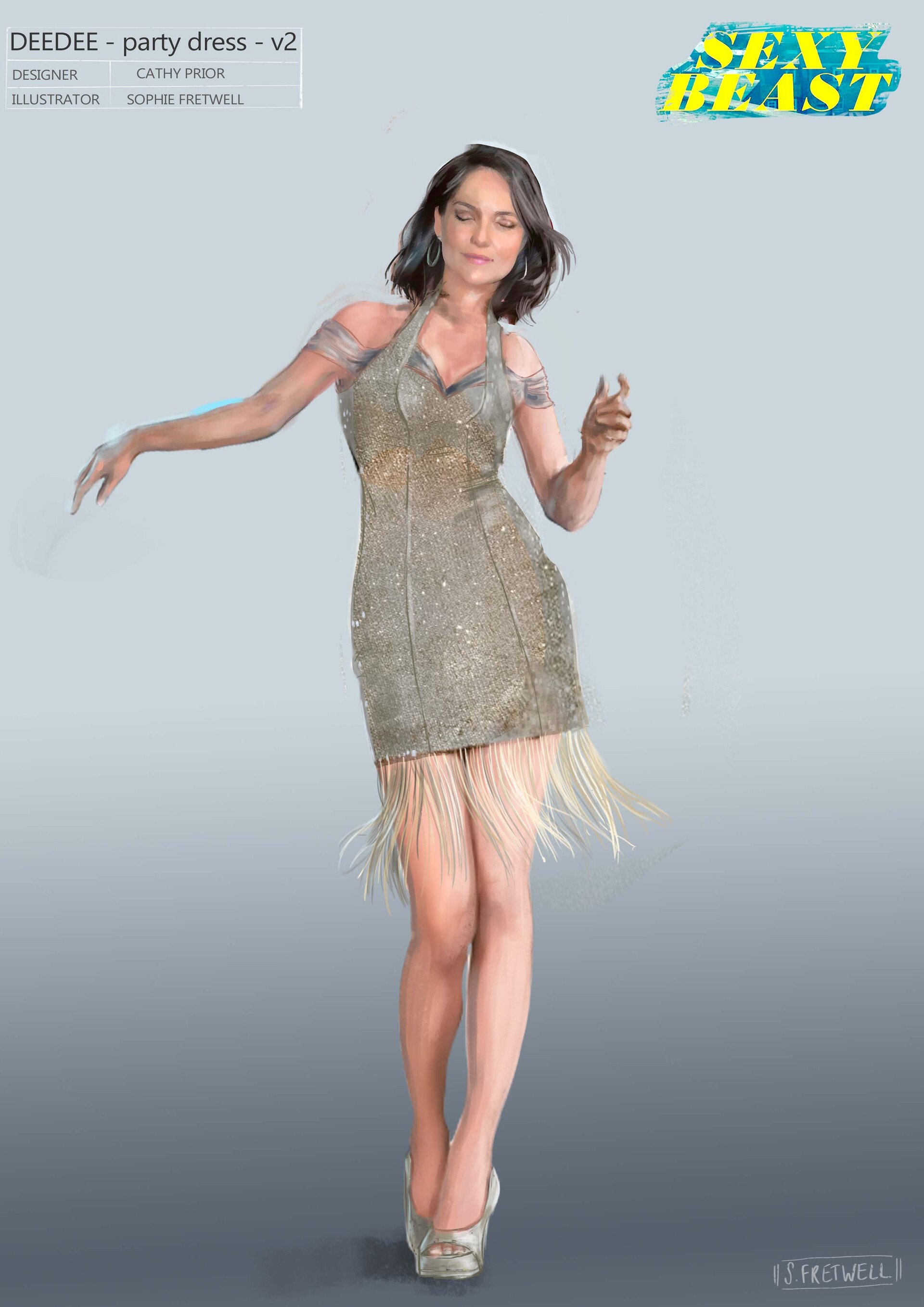 ArtStation - Sexy Beast - TV spin off costume illustrations