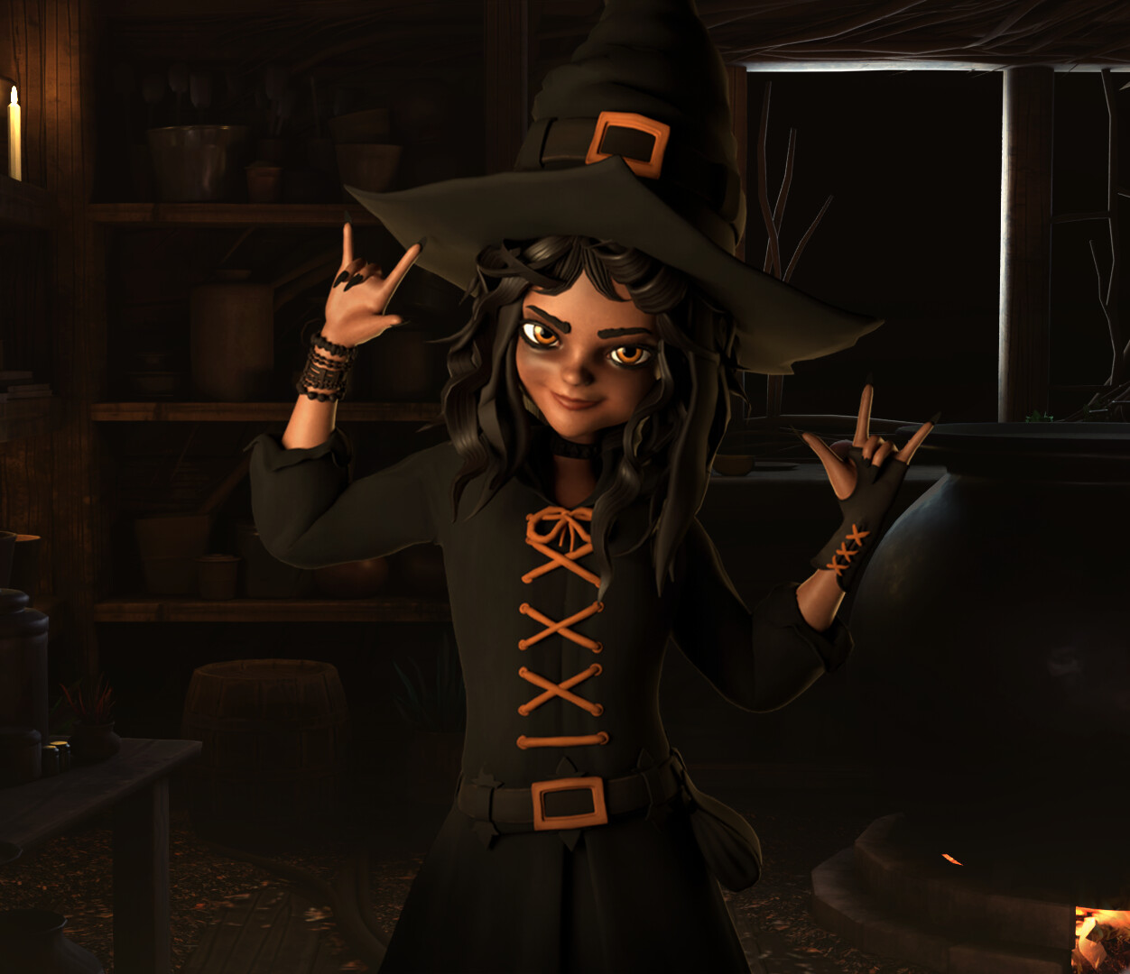 ArtStation - Witch dance breakdown