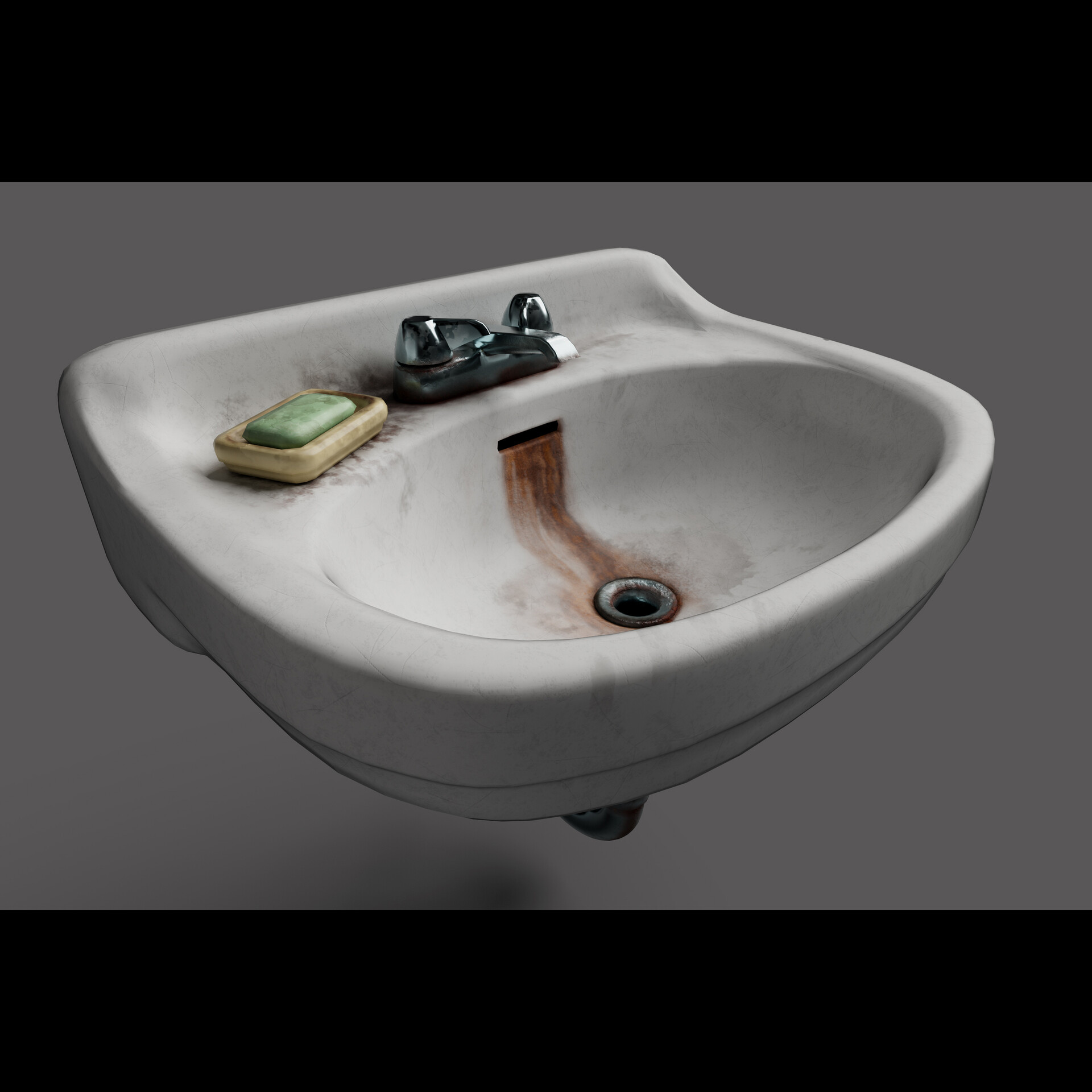 ArtStation - Dirty Bathroom Sinks