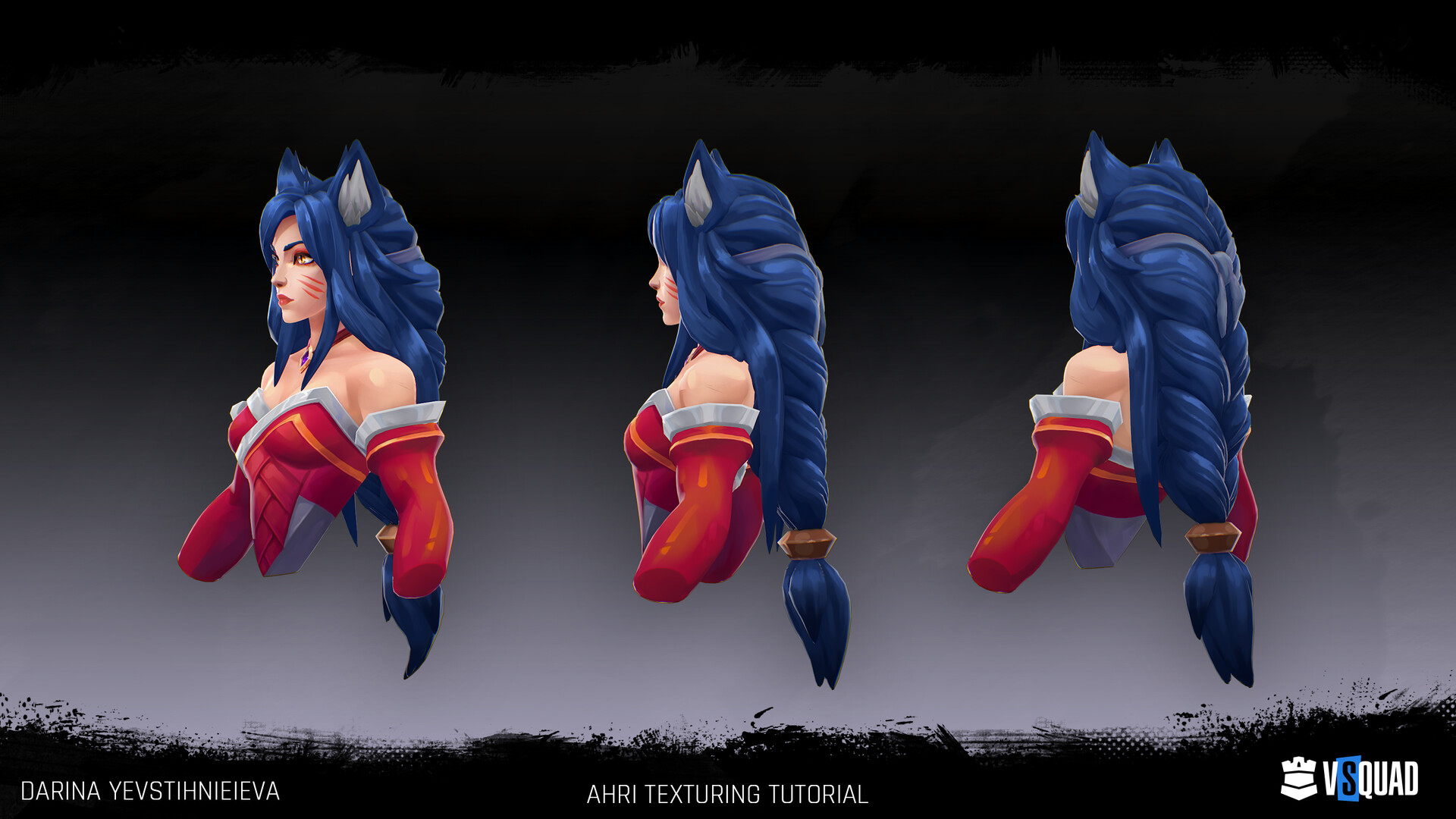 Vsquad studio - AHRI TEXTURING IN SUBSTANCE PAINTER (ARCANE) — Speed Texturing