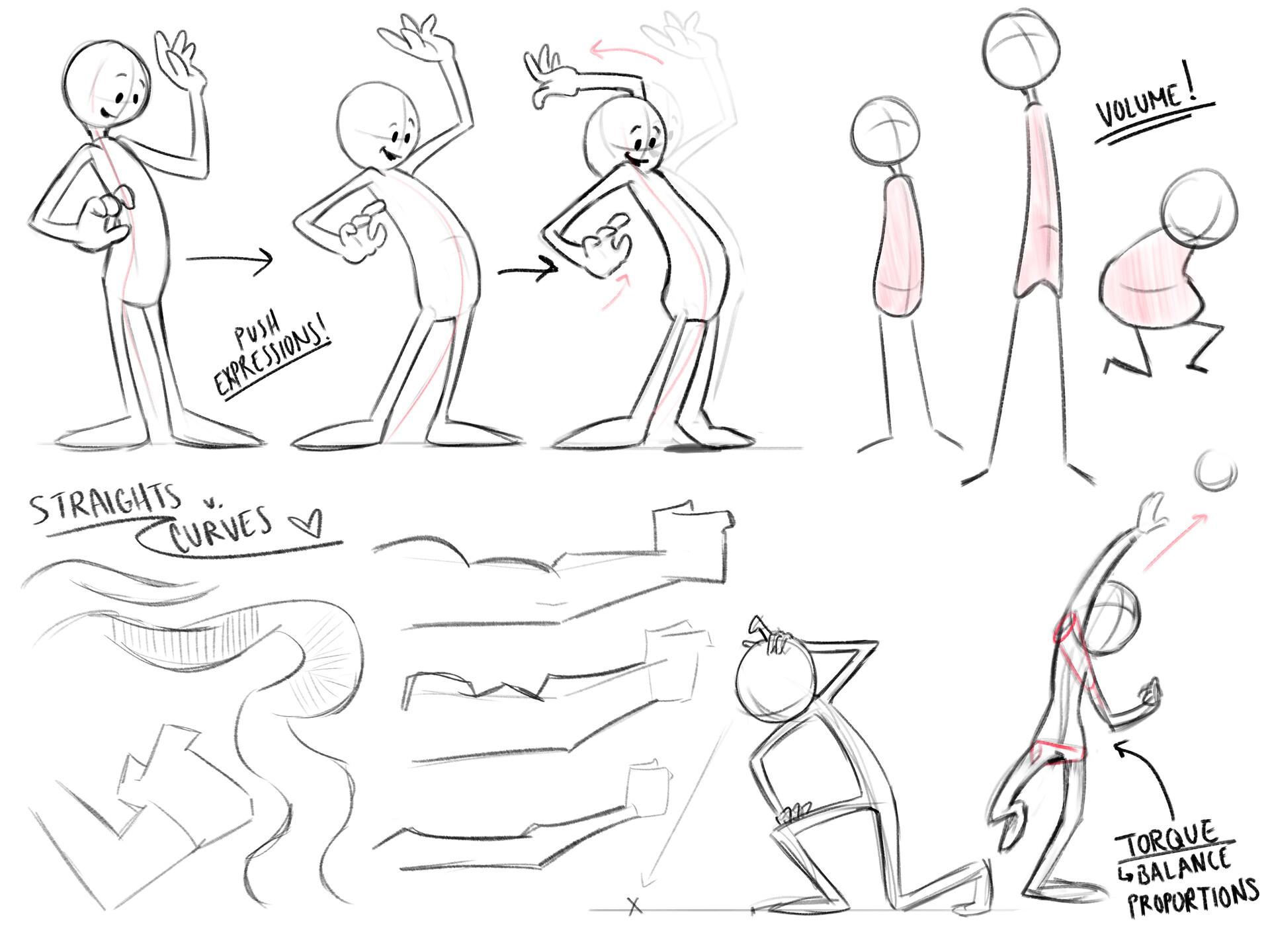 how to draw human cartoon characters