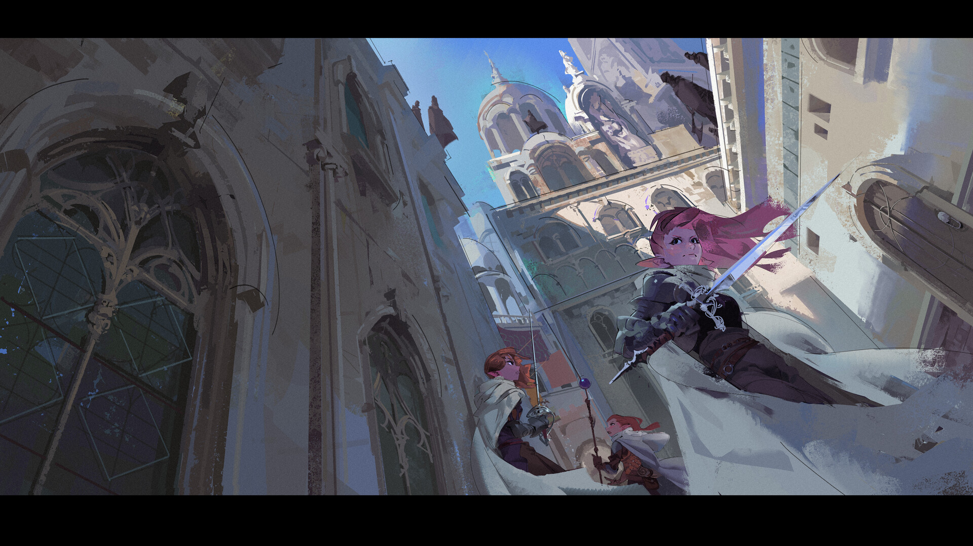 ArtStation - Alley fight