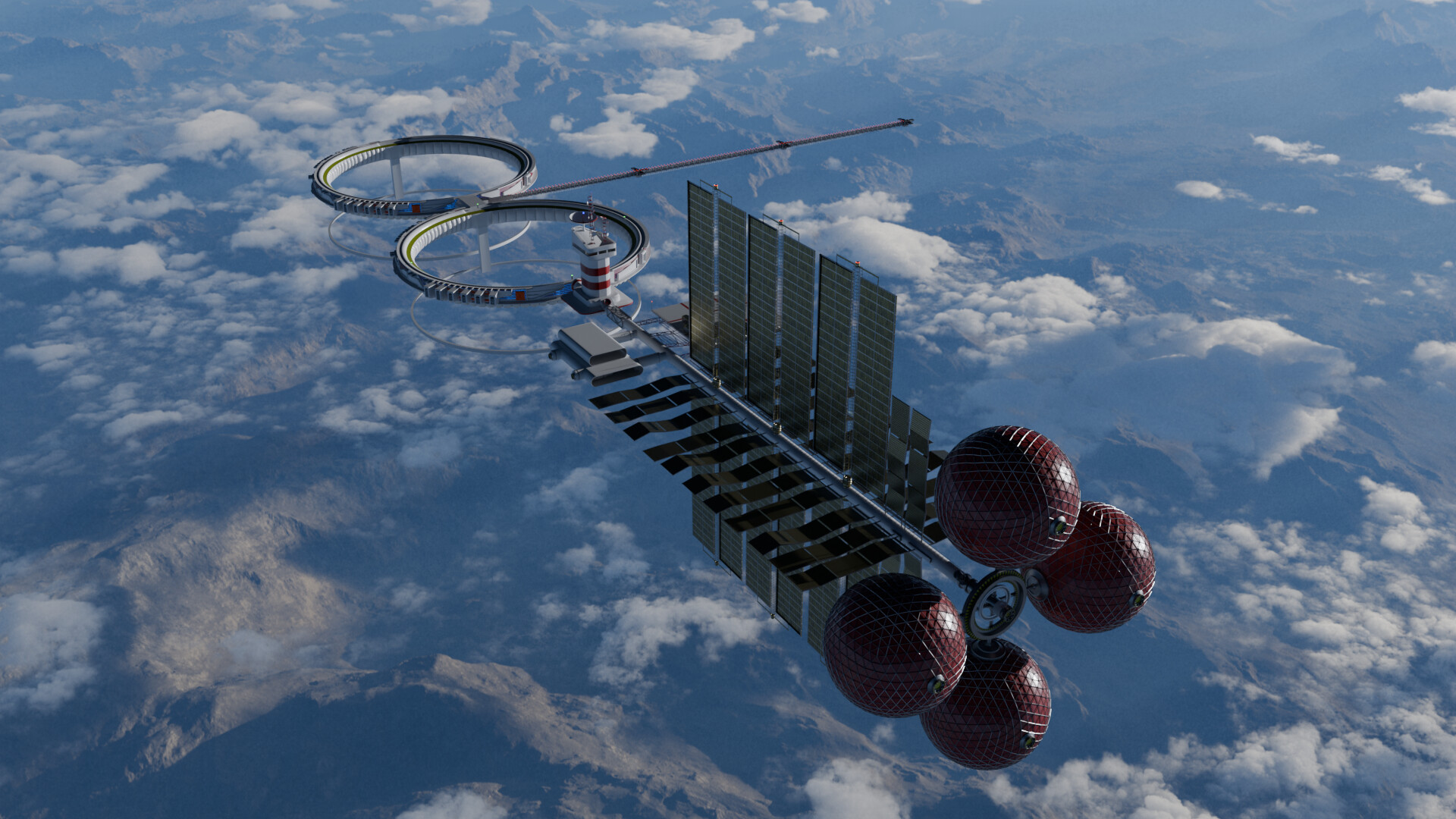 ArtStation - Planetary Docking Ring