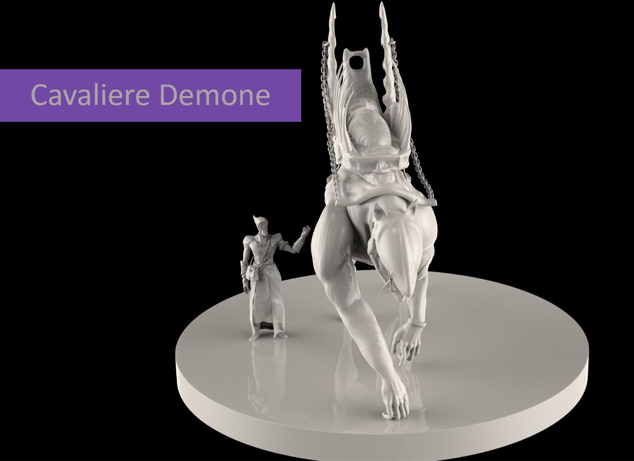 ArtStation - Hell Knight with mount