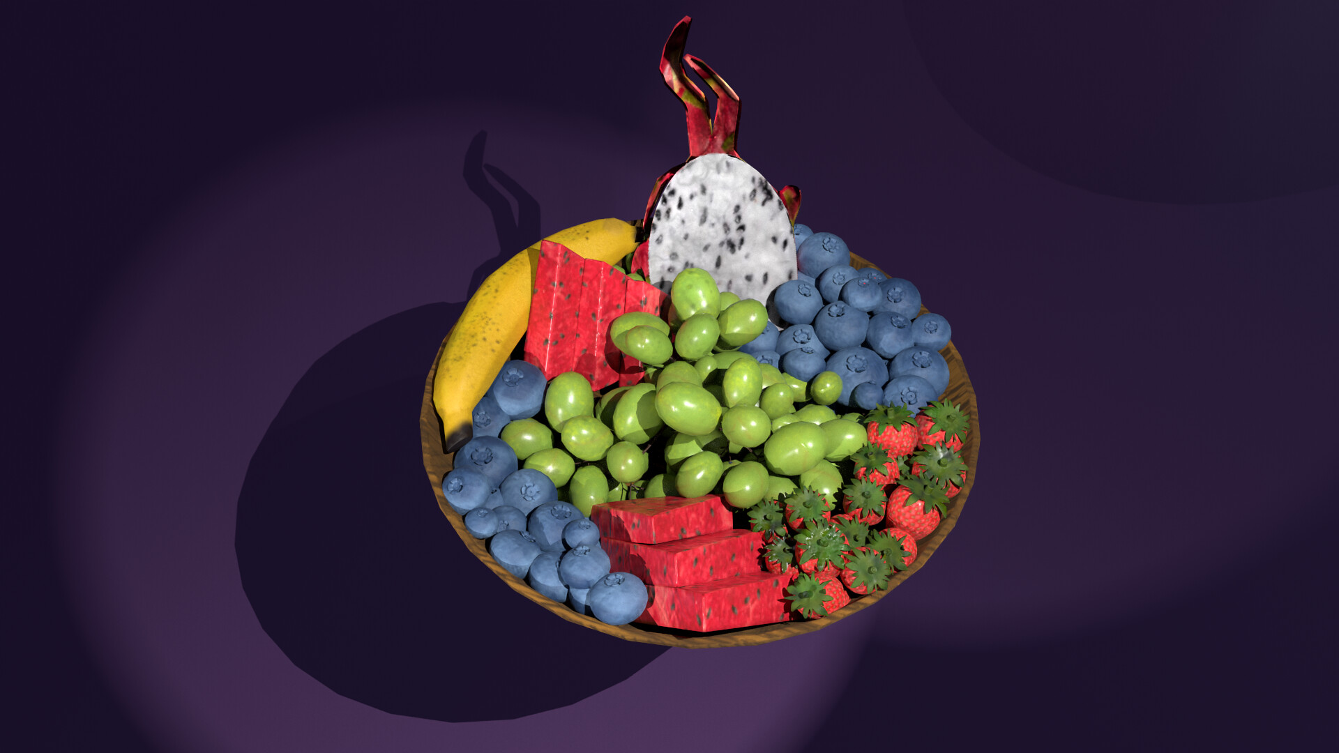 ArtStation - Fruit plate