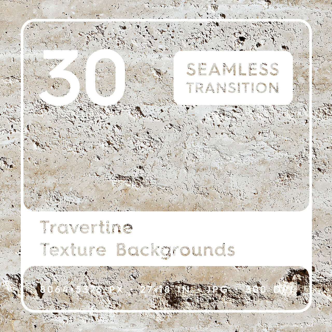 Alexander Nedviga - 30 Travertine Texture Backgrounds