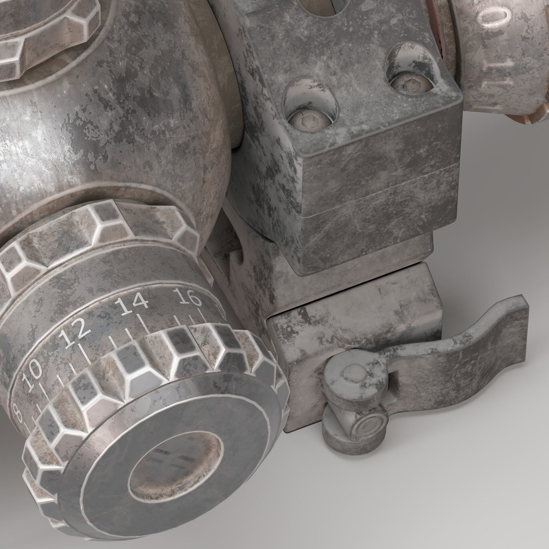 ArtStation - Rifle Scope Model for Game Asset