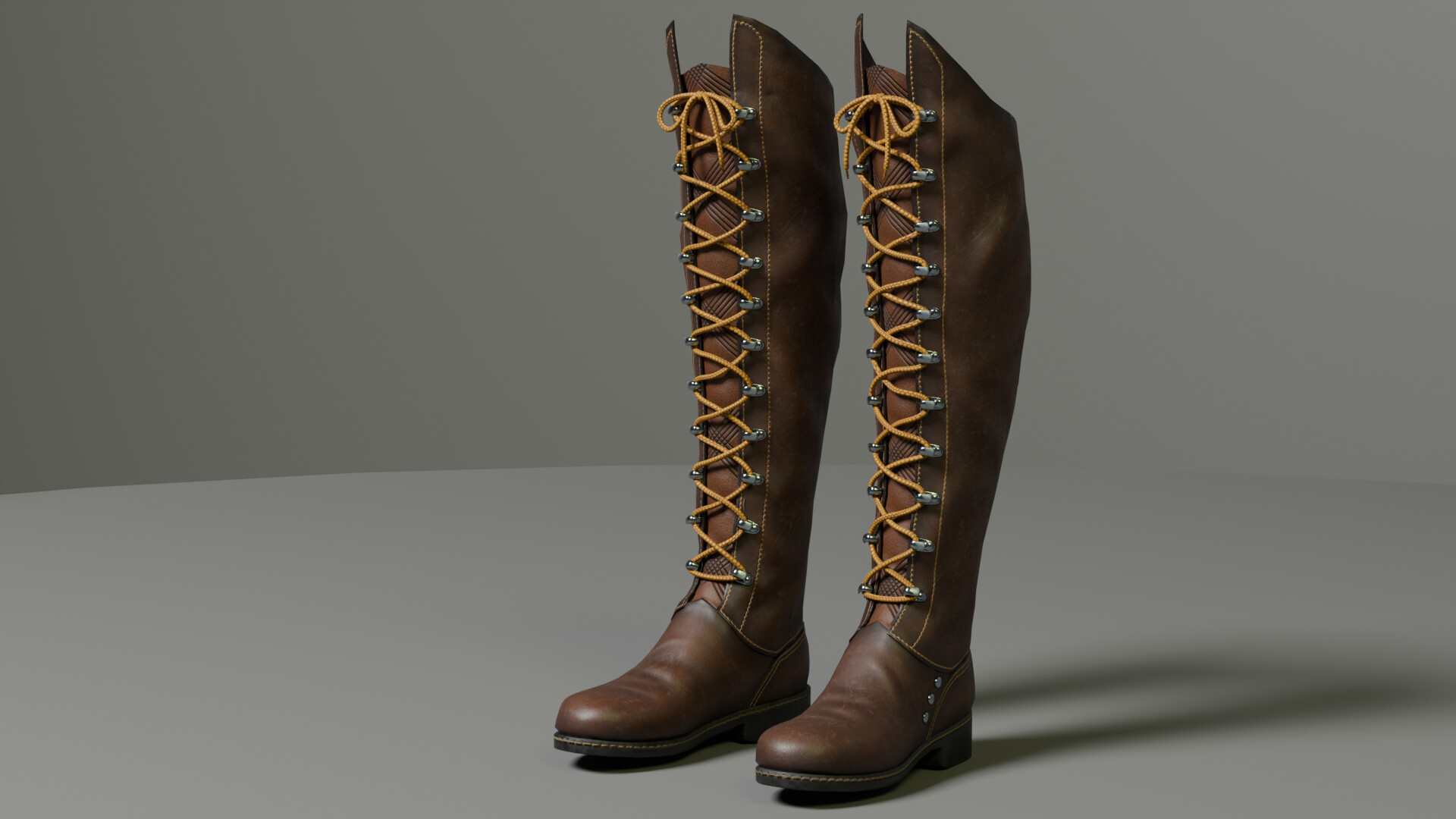 ArtStation - Leather boots for game characters