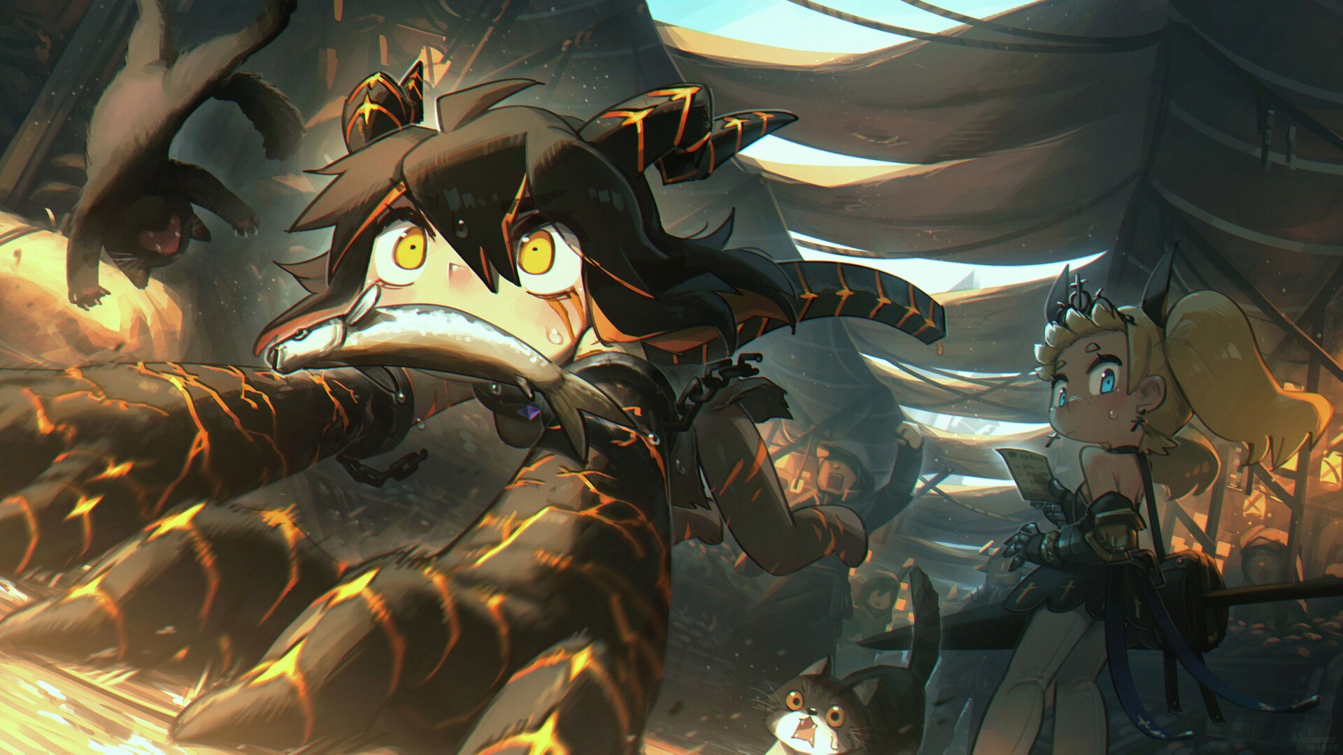 ArtStation - Fish Snatcher