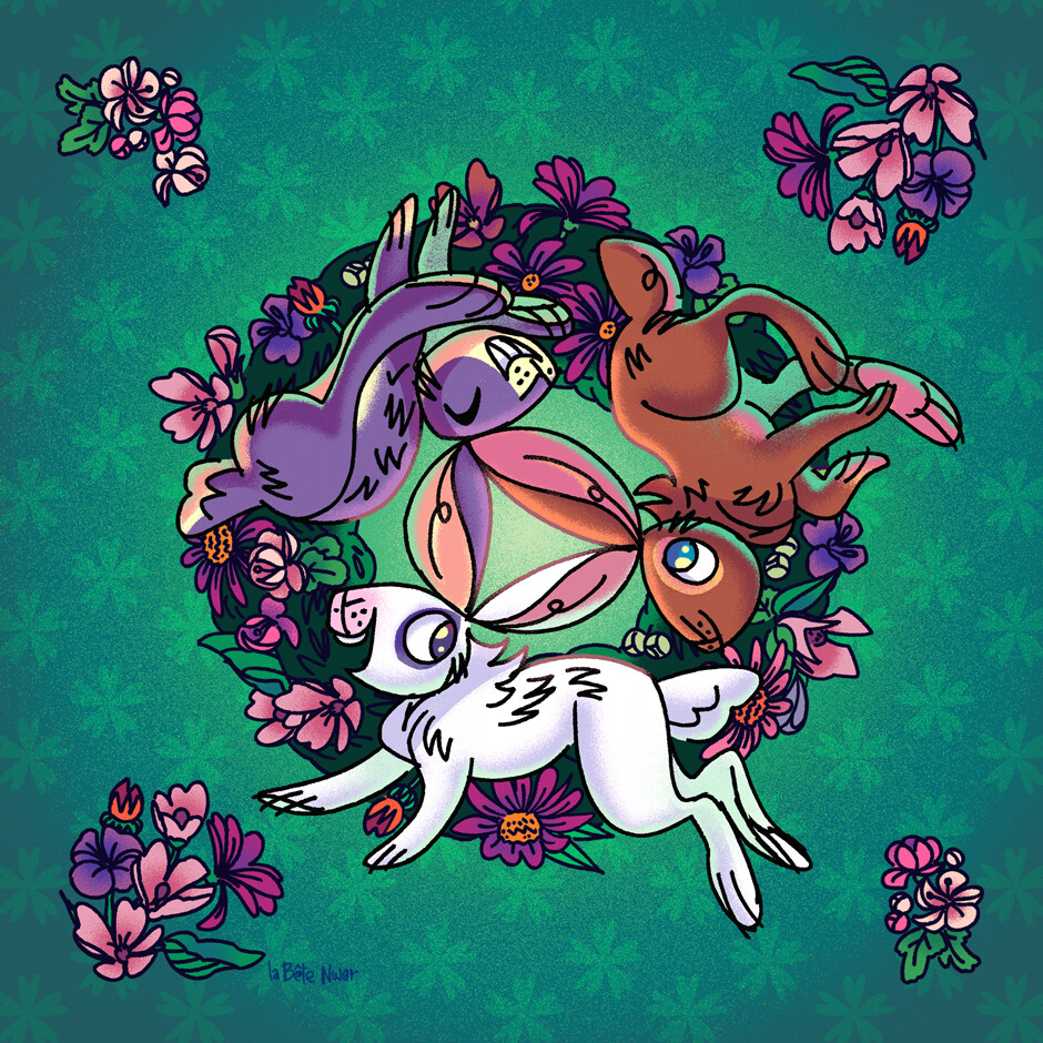 ArtStation - The 3 rabbits