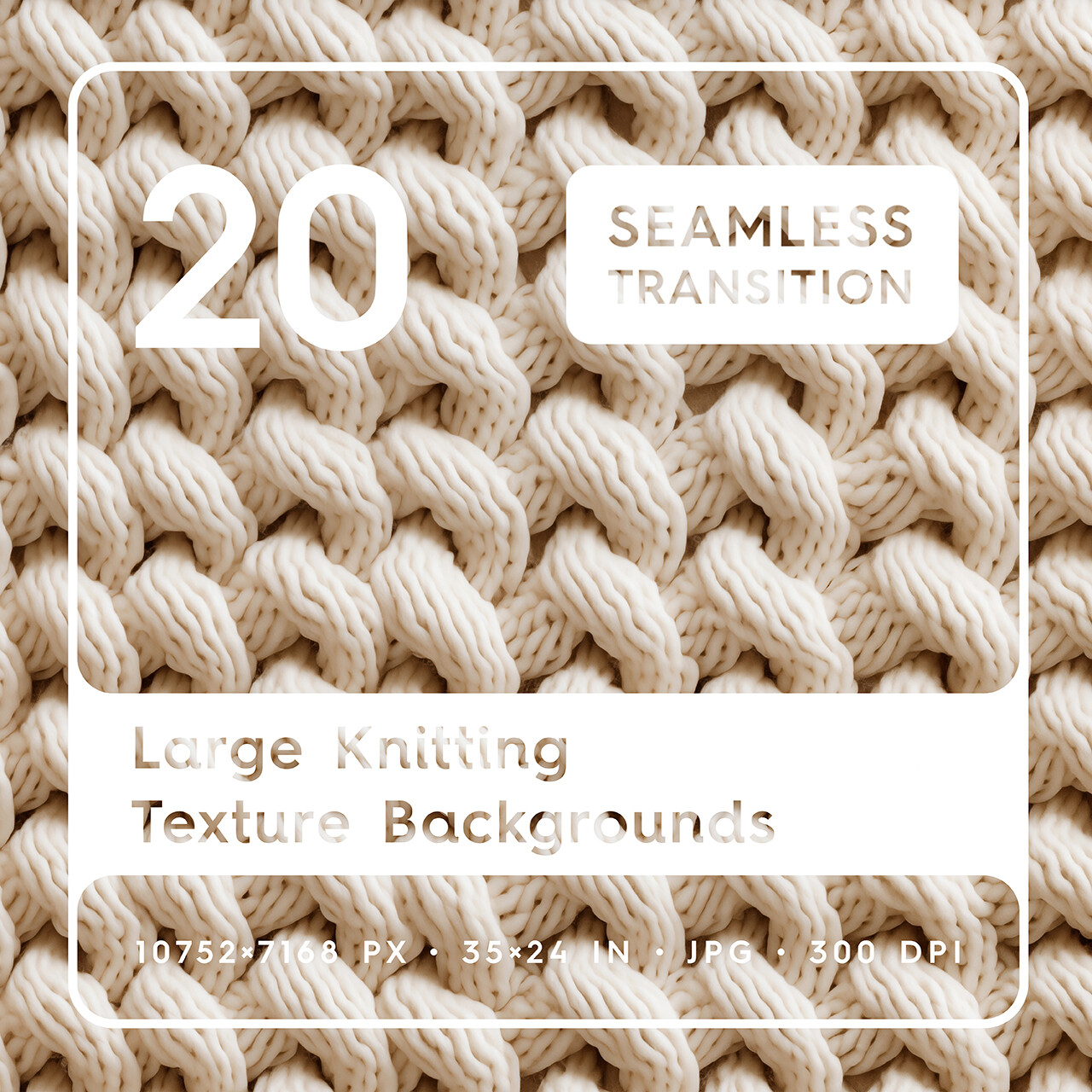 Alexander Nedviga - 20 Large Knitting Texture Backgrounds
