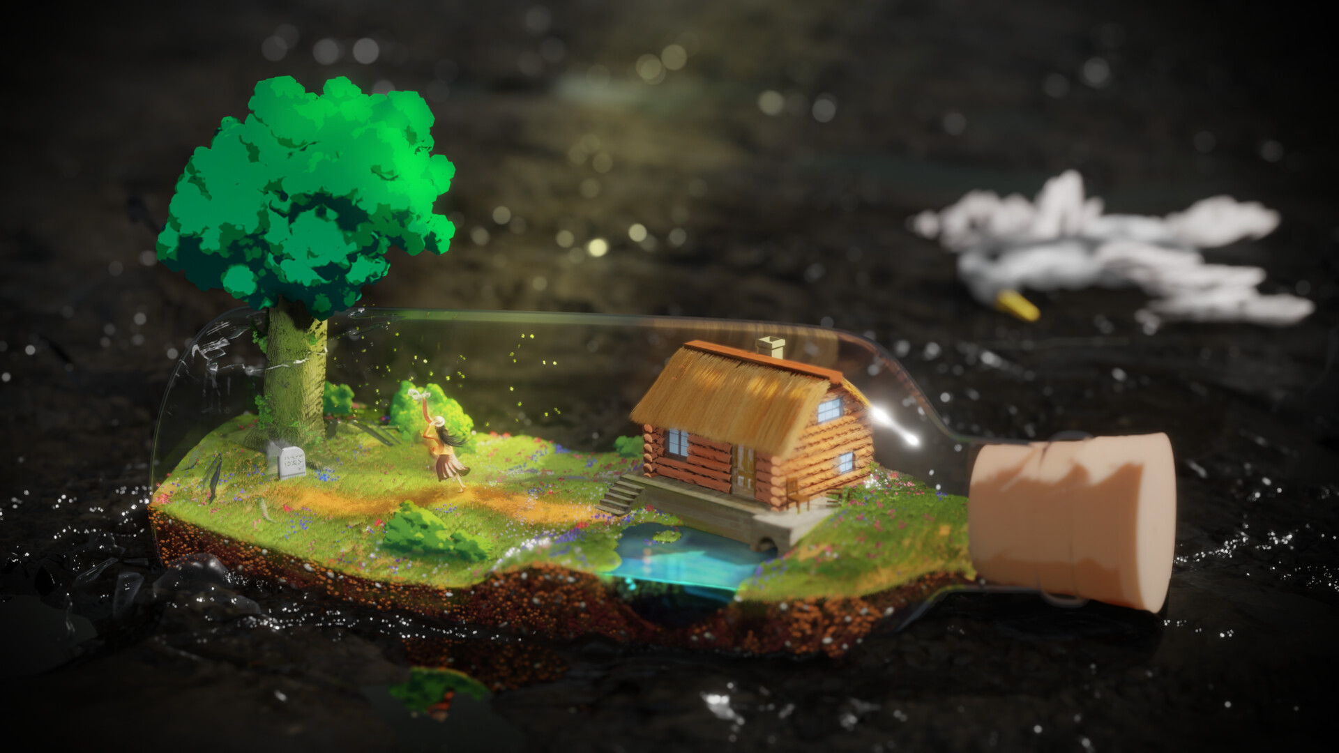 ArtStation - World in a Bottle