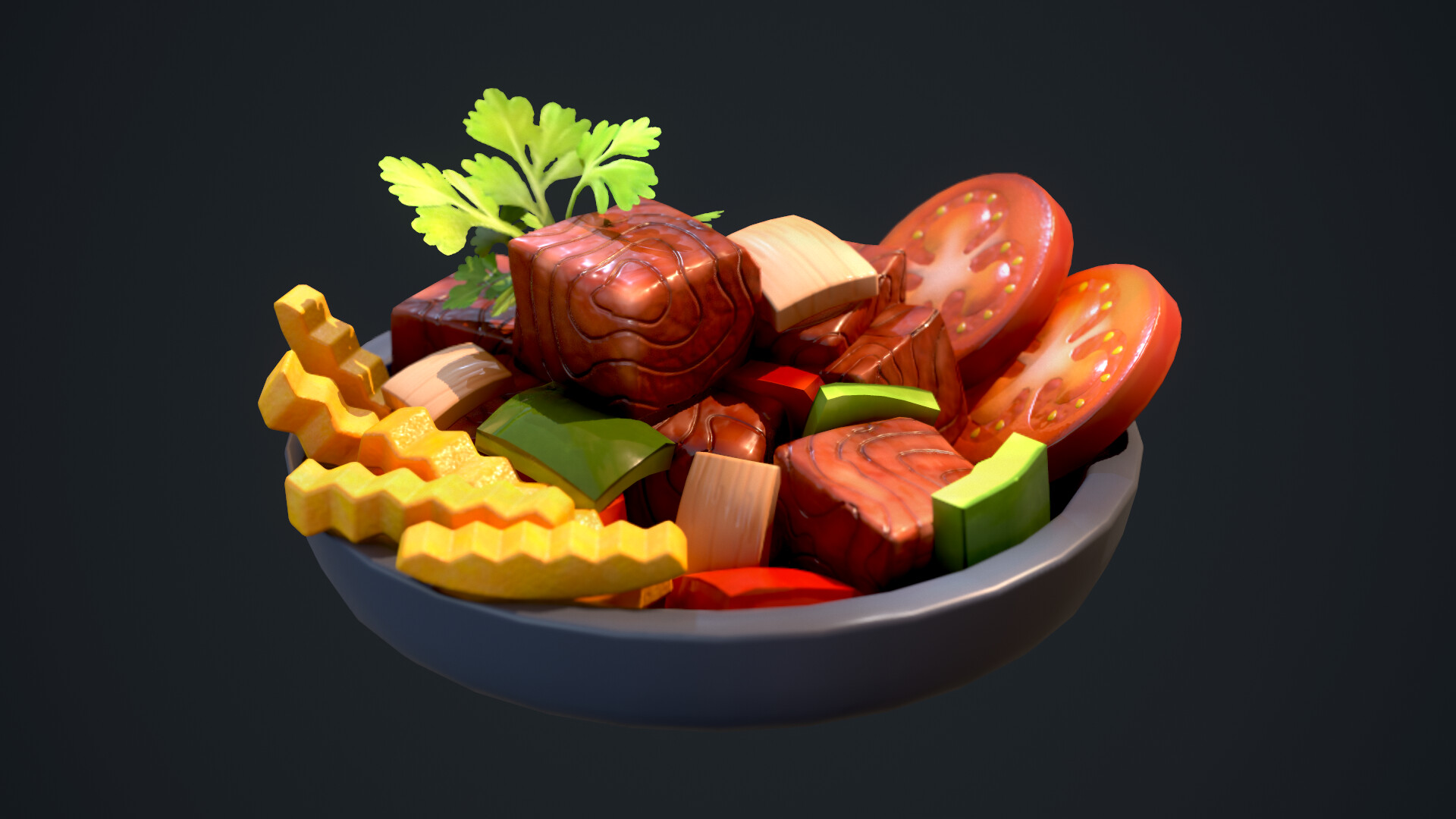 ArtStation - Delicious Dishes Beef Dish